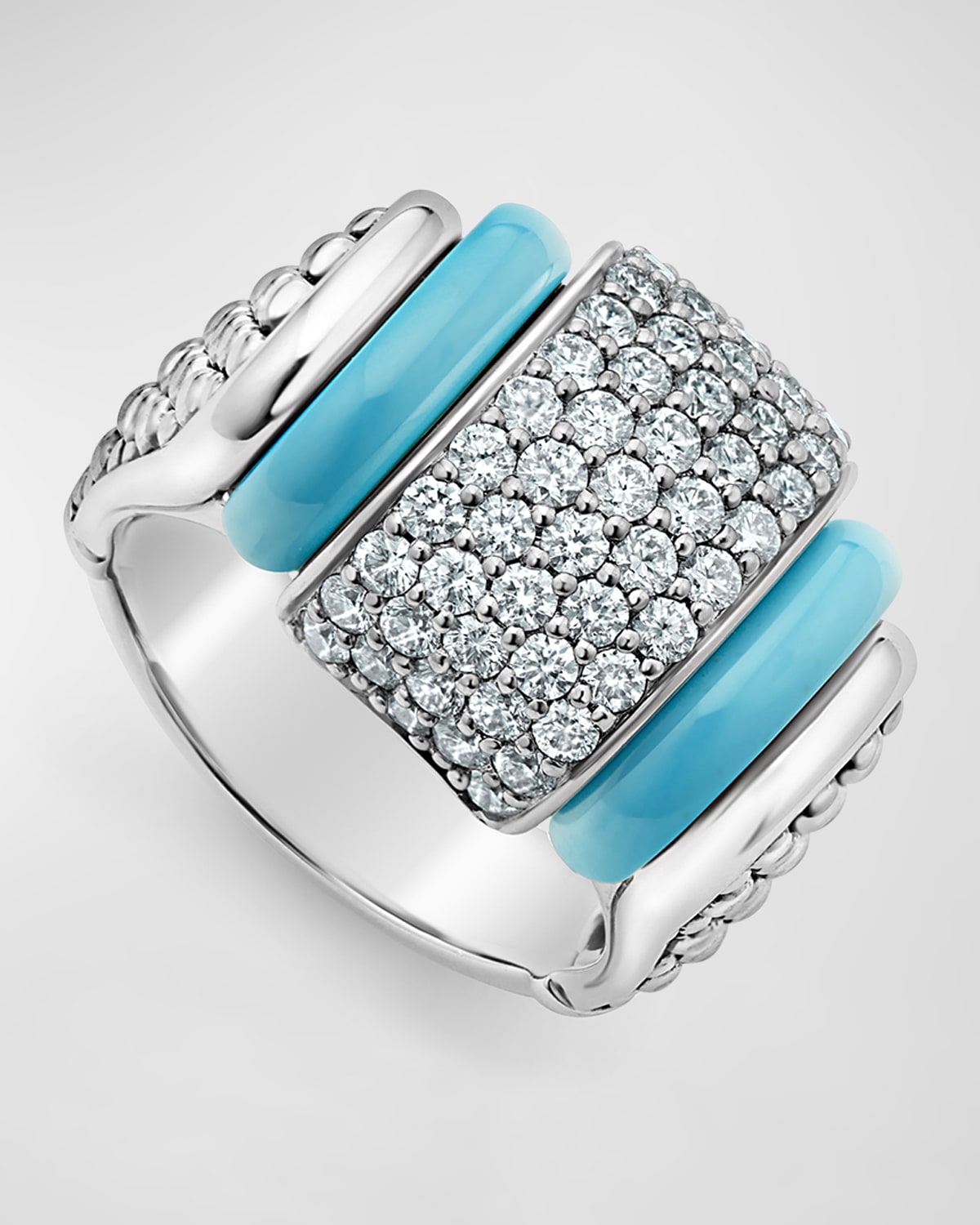 LAGOS Caviar Spark Diamond Pave Ring | Neiman Marcus
