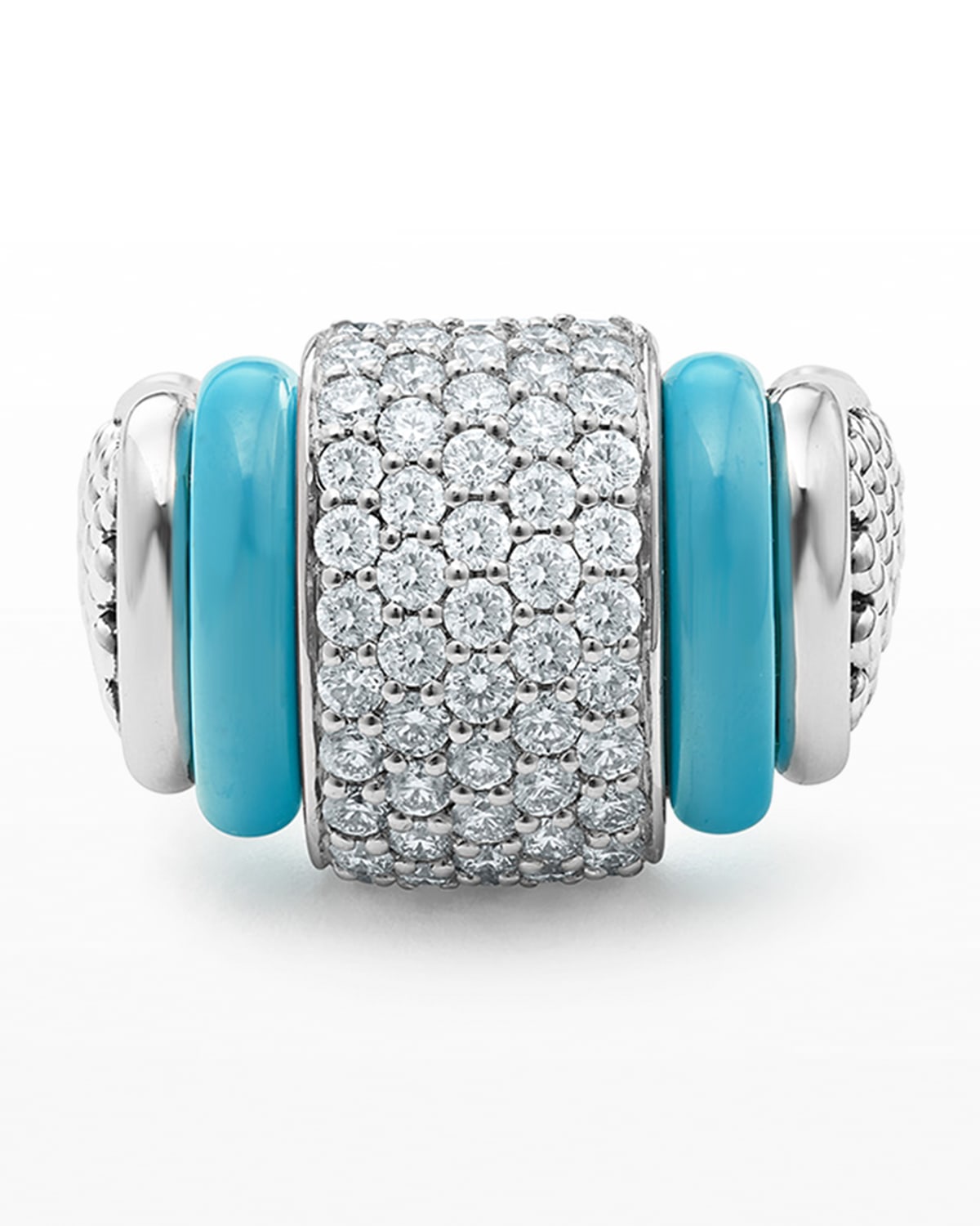LAGOS Caviar Spark Diamond Pave Ring | Neiman Marcus