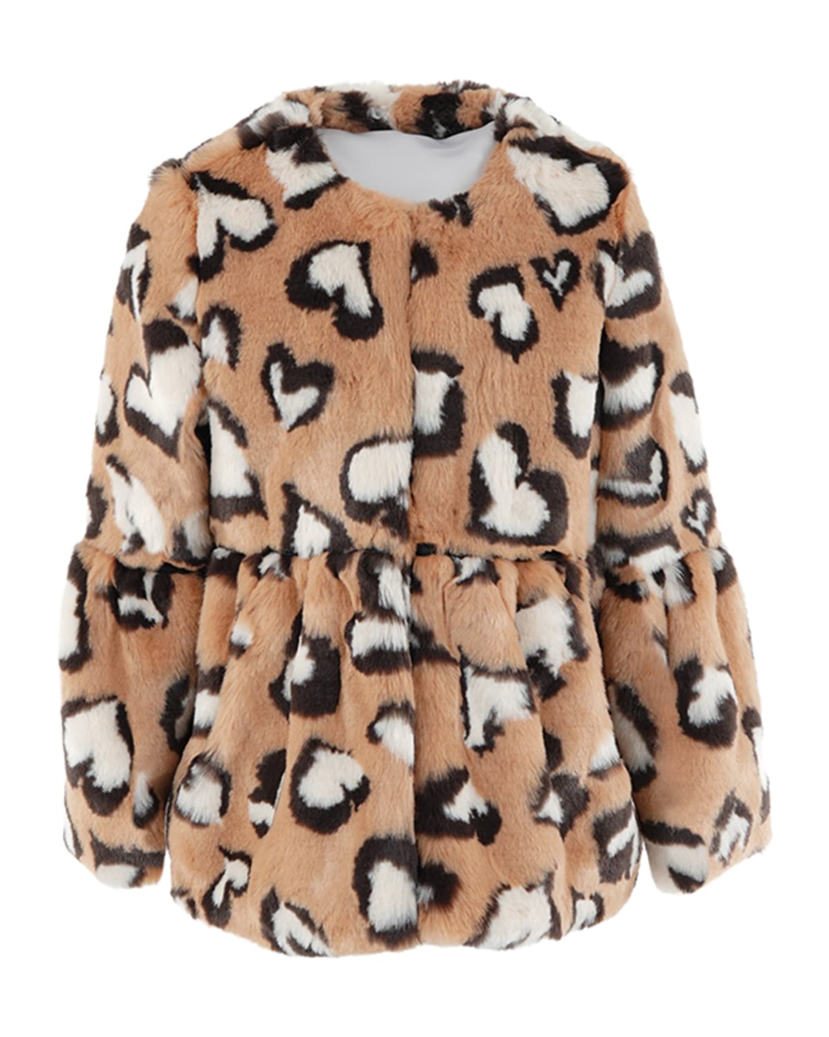 Fabulous Furs Spotted Faux-Fur Parka, Size XXS-L | Neiman Marcus