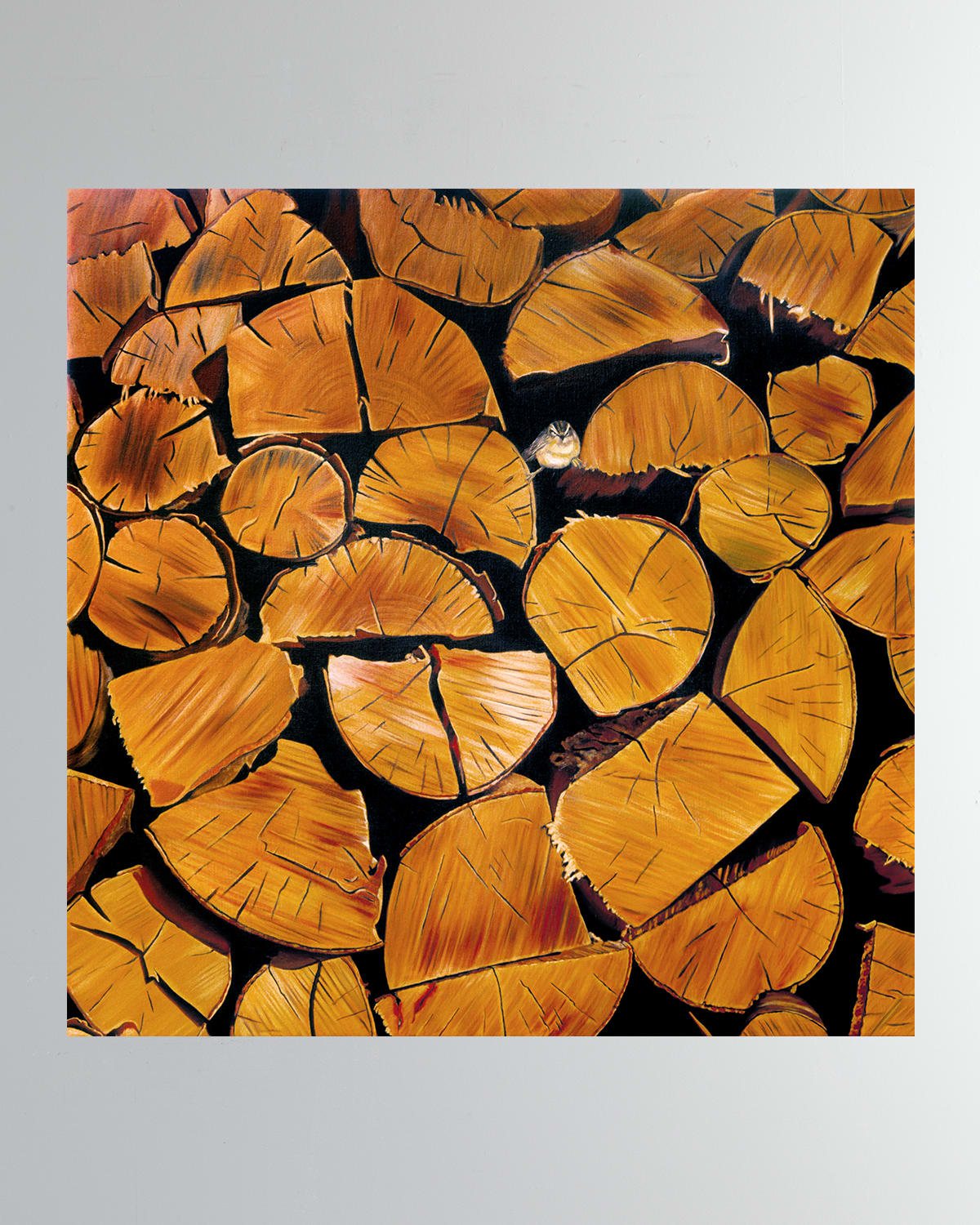 DECHAMBY DESIGN "Wood Bird" Fine Art Print | Neiman Marcus