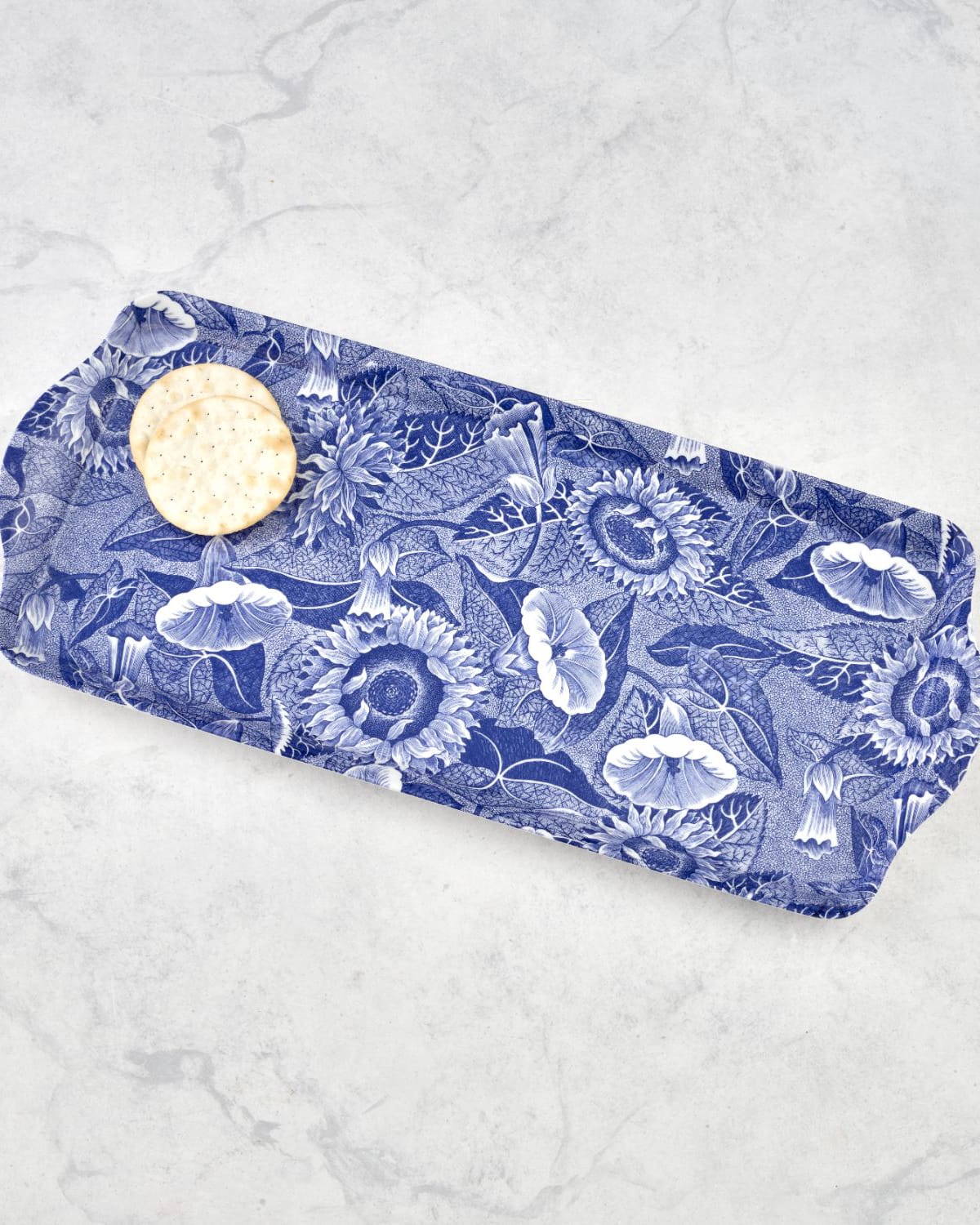 Spode Blue Room Sunflower Melamine Handled Tray | Neiman Marcus