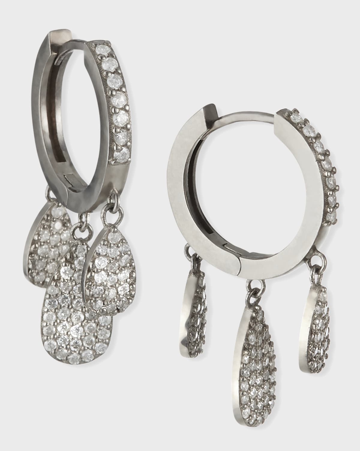 Sheryl Lowe 14K Yellow Gold Diamond Shaker Earrings | Neiman Marcus