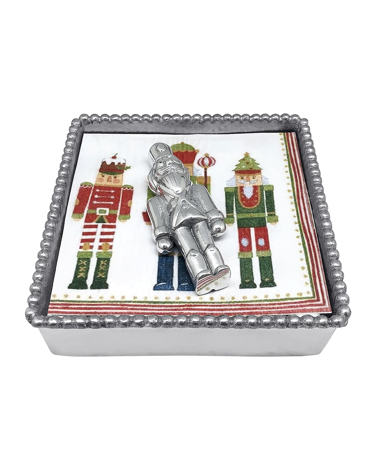 Mariposa Green Lime Wedge Beaded Napkin Box Set | Neiman Marcus