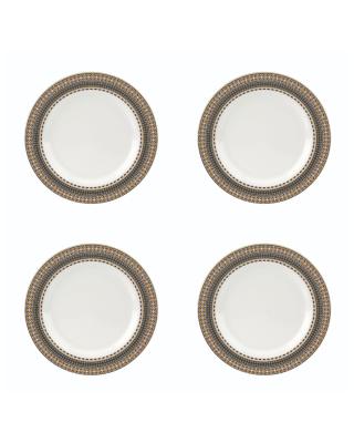 American Atelier Raindrops Electroplated Charger Plates, Set of 4 ...