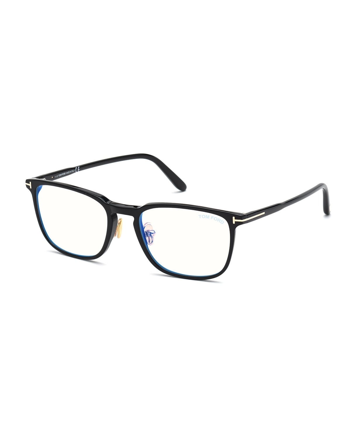TOM FORD Blue Block Acetate Cat-Eye Optical Glasses | Neiman Marcus