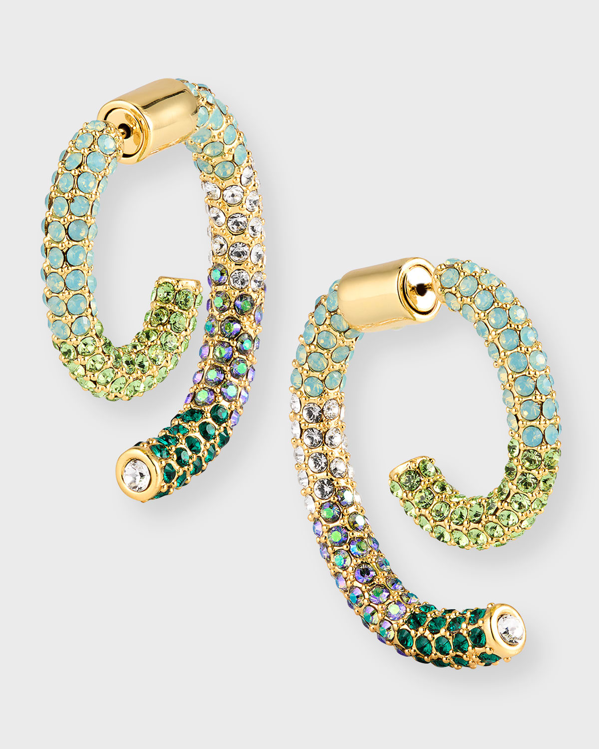 DEMARSON Mini Luna Gold and Silver Earrings | Neiman Marcus
