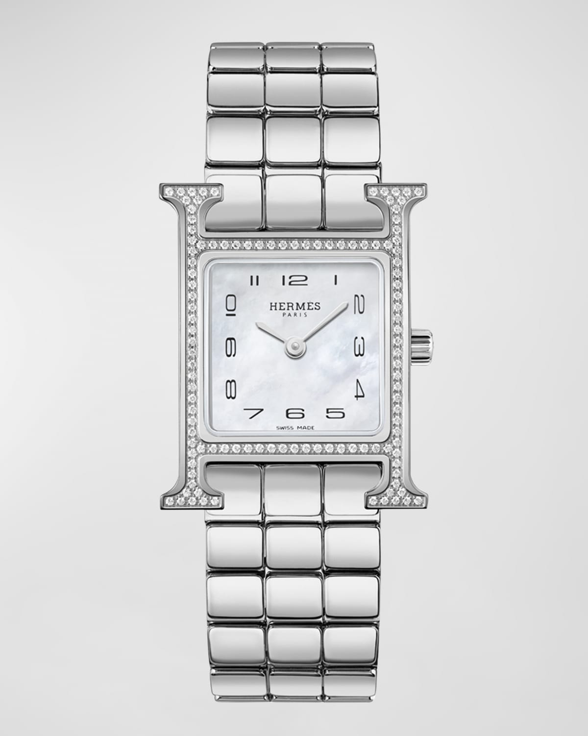Hermes Heure H Watch, Small Model, 25 mm | Neiman Marcus