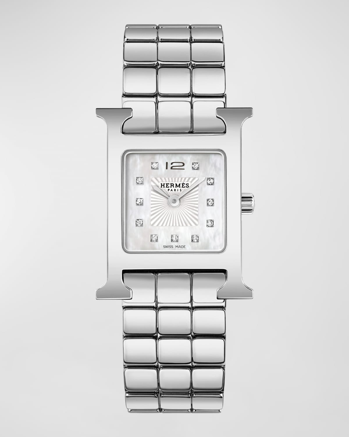 Hermès Heure H Watch, Medium Model, 30 mm | Neiman Marcus