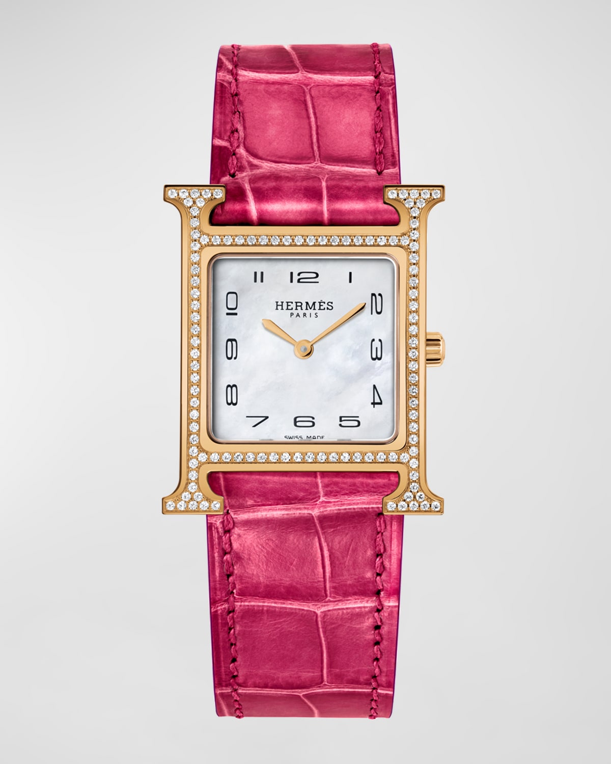 Hermes Heure H Watch, Medium Model, 30 mm | Neiman Marcus