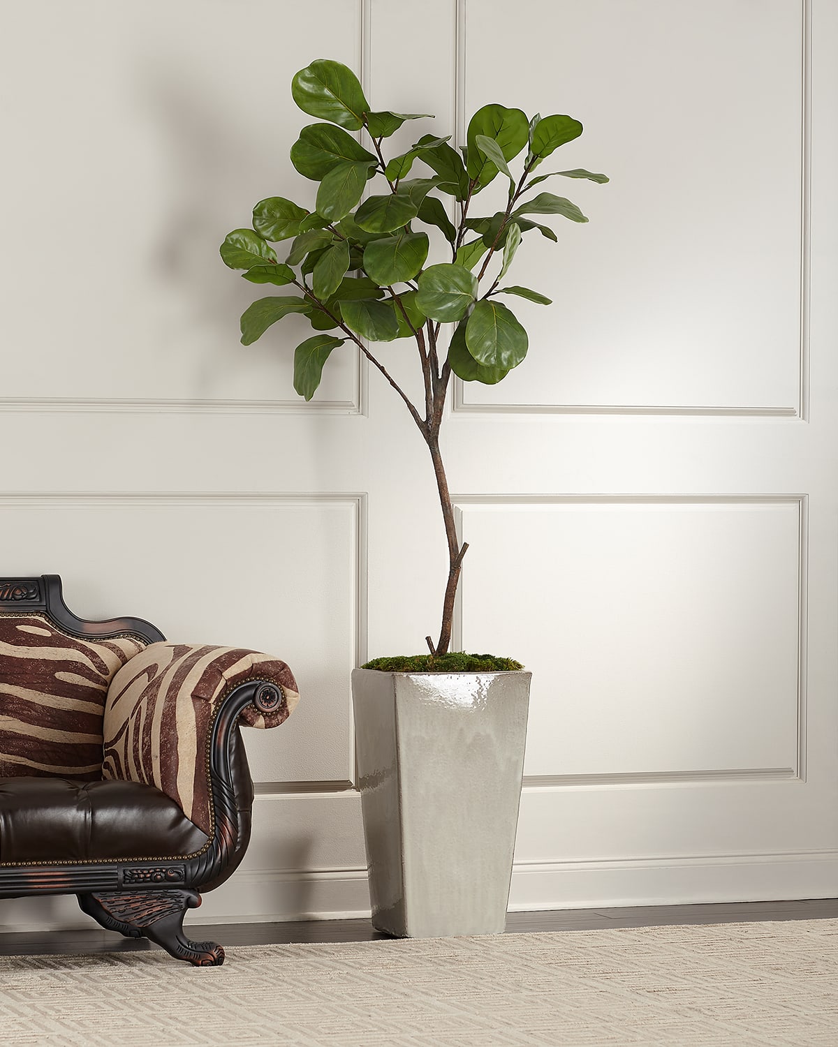 John-Richard Collection Coastal Fog Faux Fig Tree | Neiman Marcus