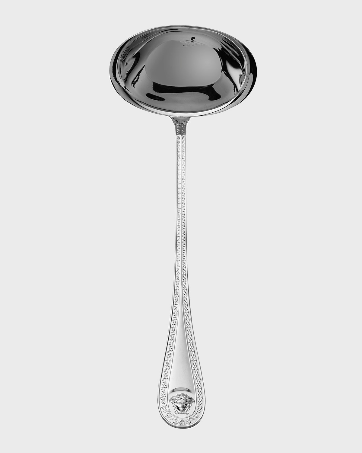 Versace Medusa Silver-Plated Sauce Ladle | Neiman Marcus