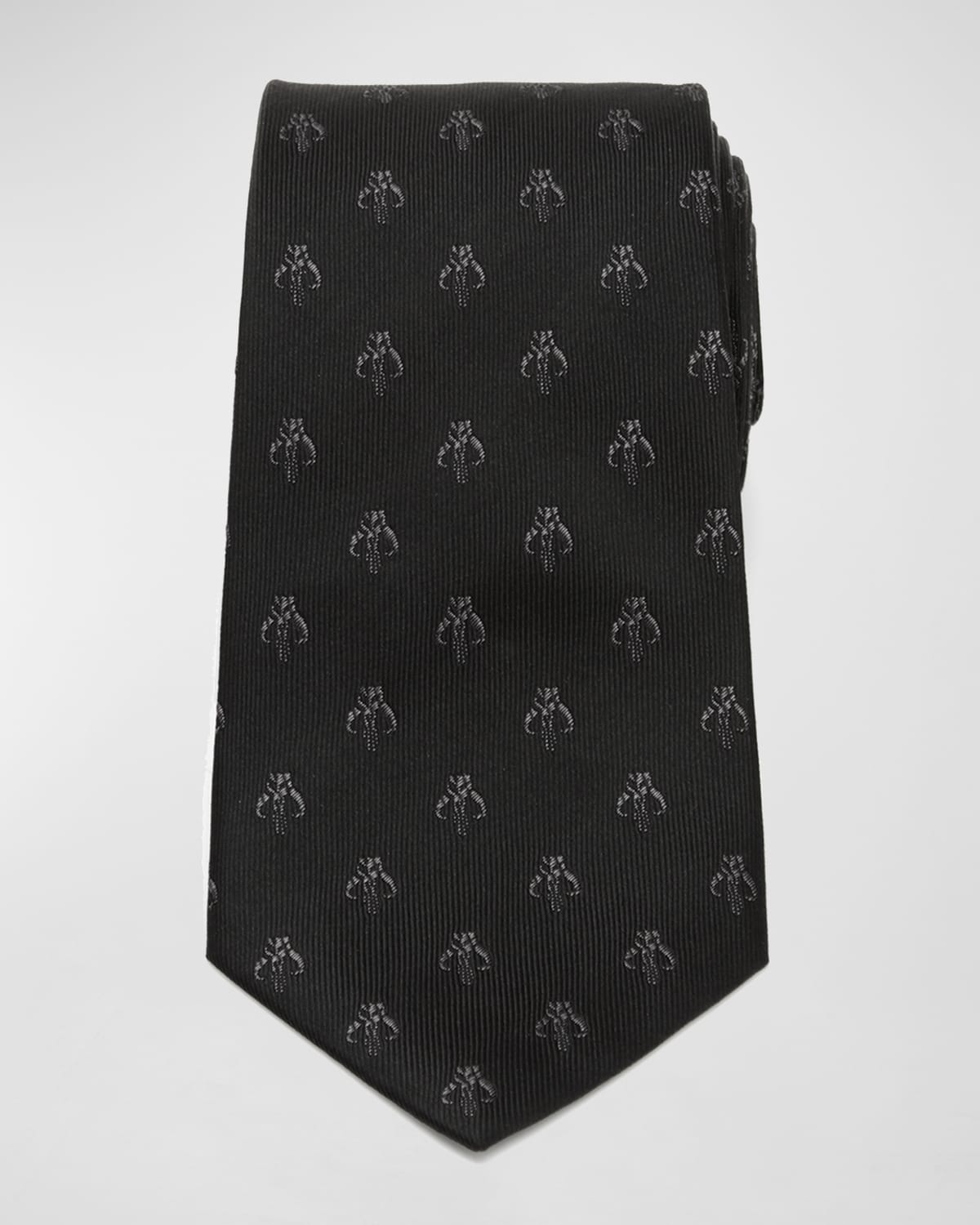 Cufflinks Inc. Men's The Mandalorian Helmet Silk Tie | Neiman Marcus