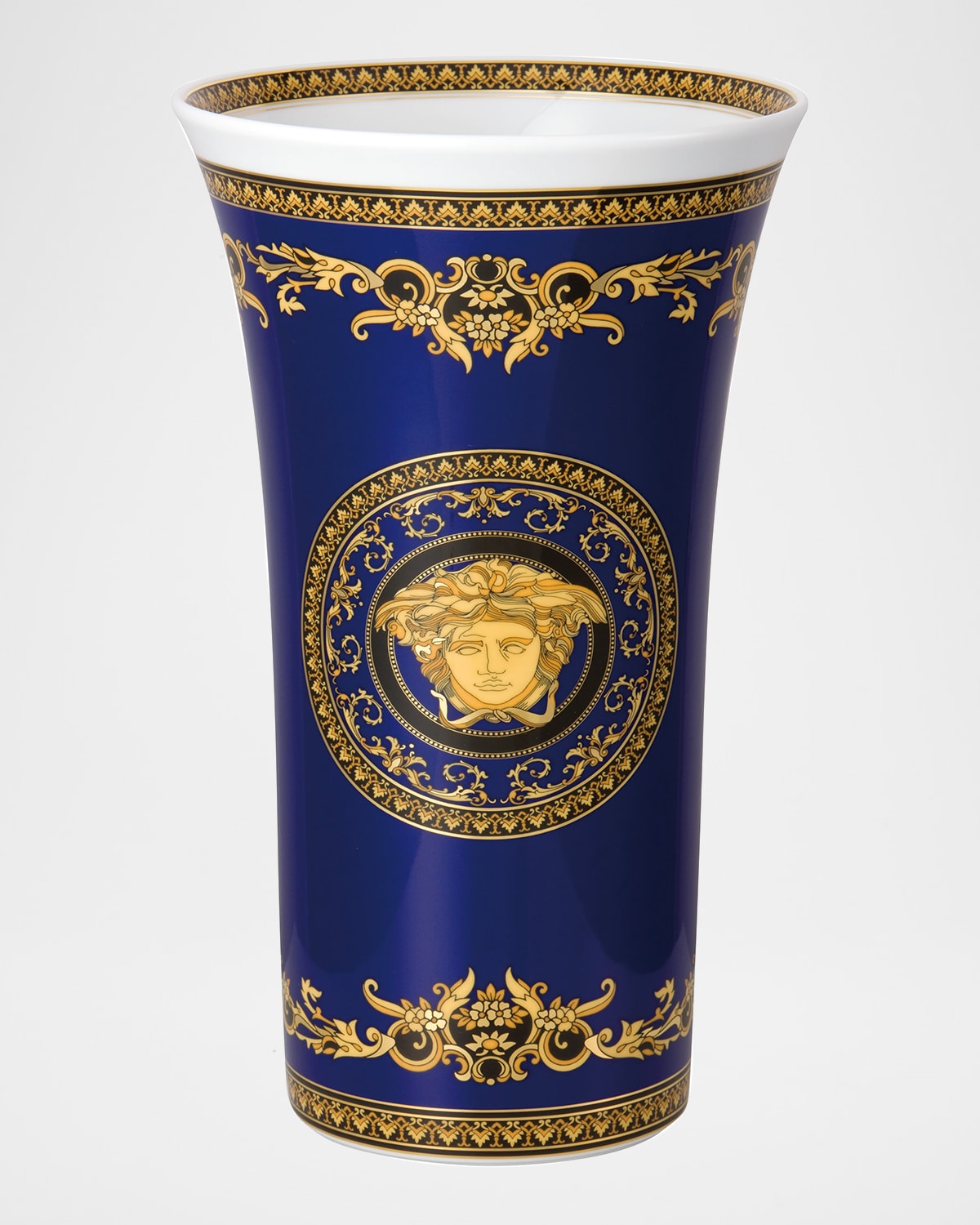 Versace Medusa 10.3" Vase | Neiman Marcus
