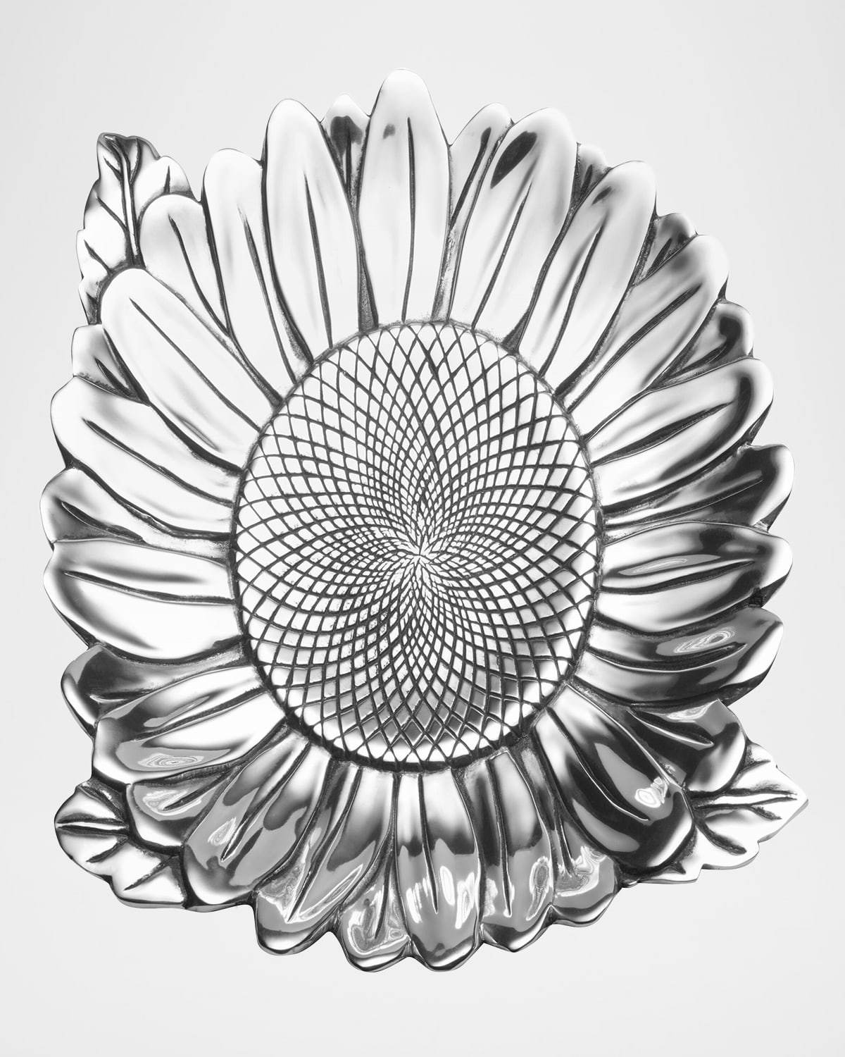 Wilton Armetale Sunflower Oval Tray | Neiman Marcus