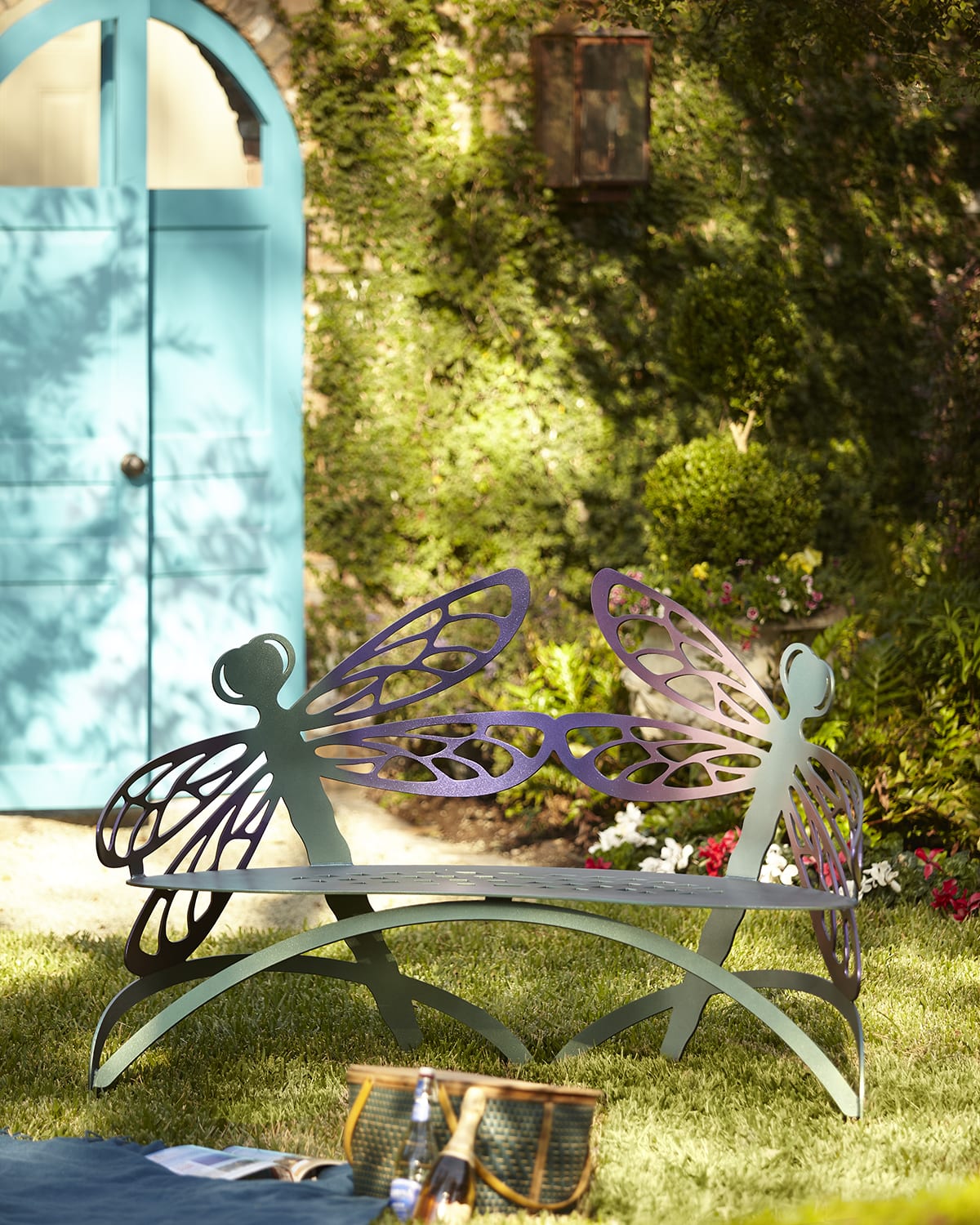 Cricket Forge Sunflower Bench | Neiman Marcus