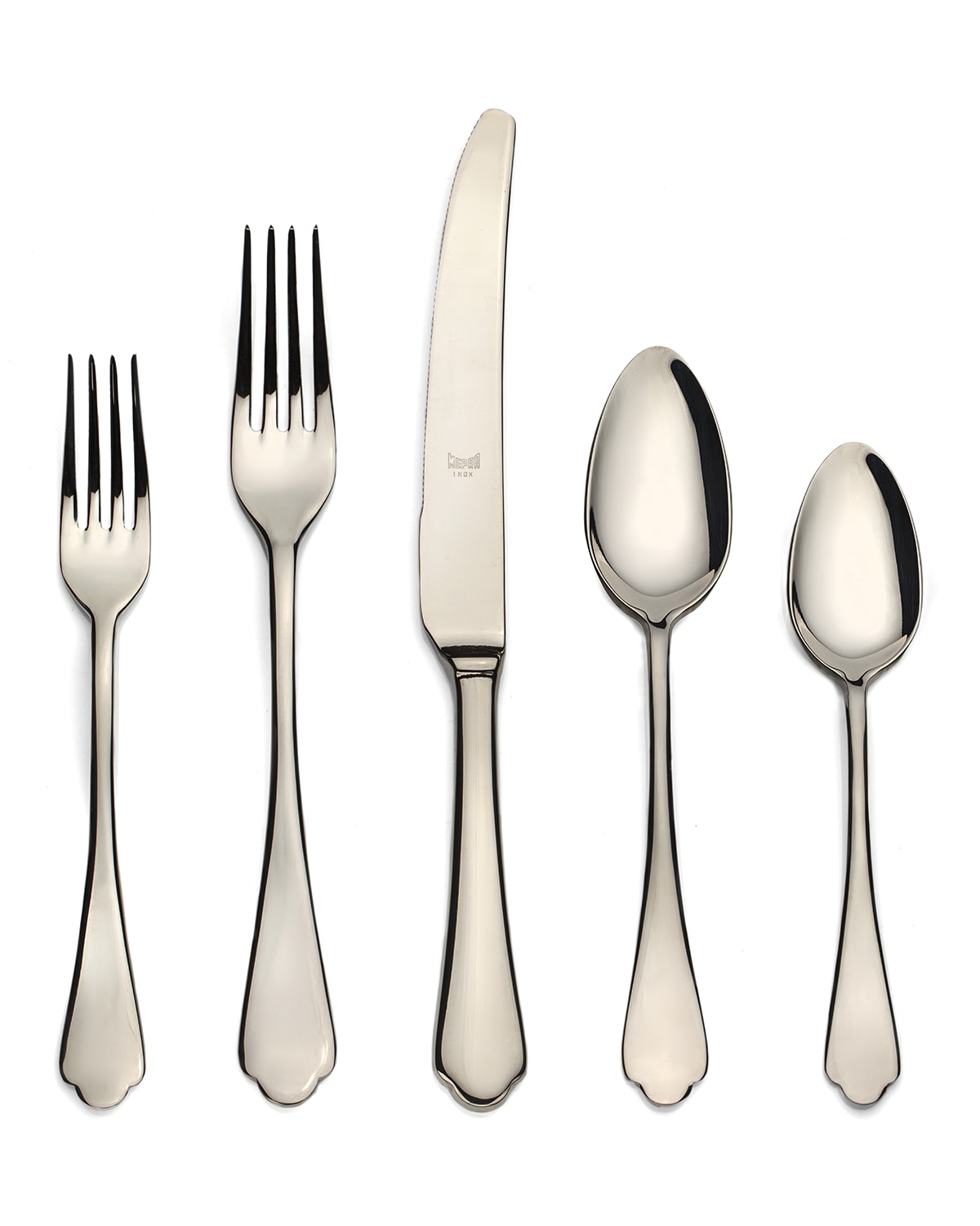 Mepra Dolce Vita Pewter 20-Piece Flatware Set | Neiman Marcus