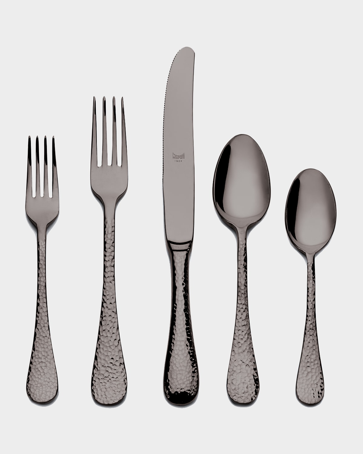 Mepra Epoque Pewter 5-Piece Flatware Set | Neiman Marcus