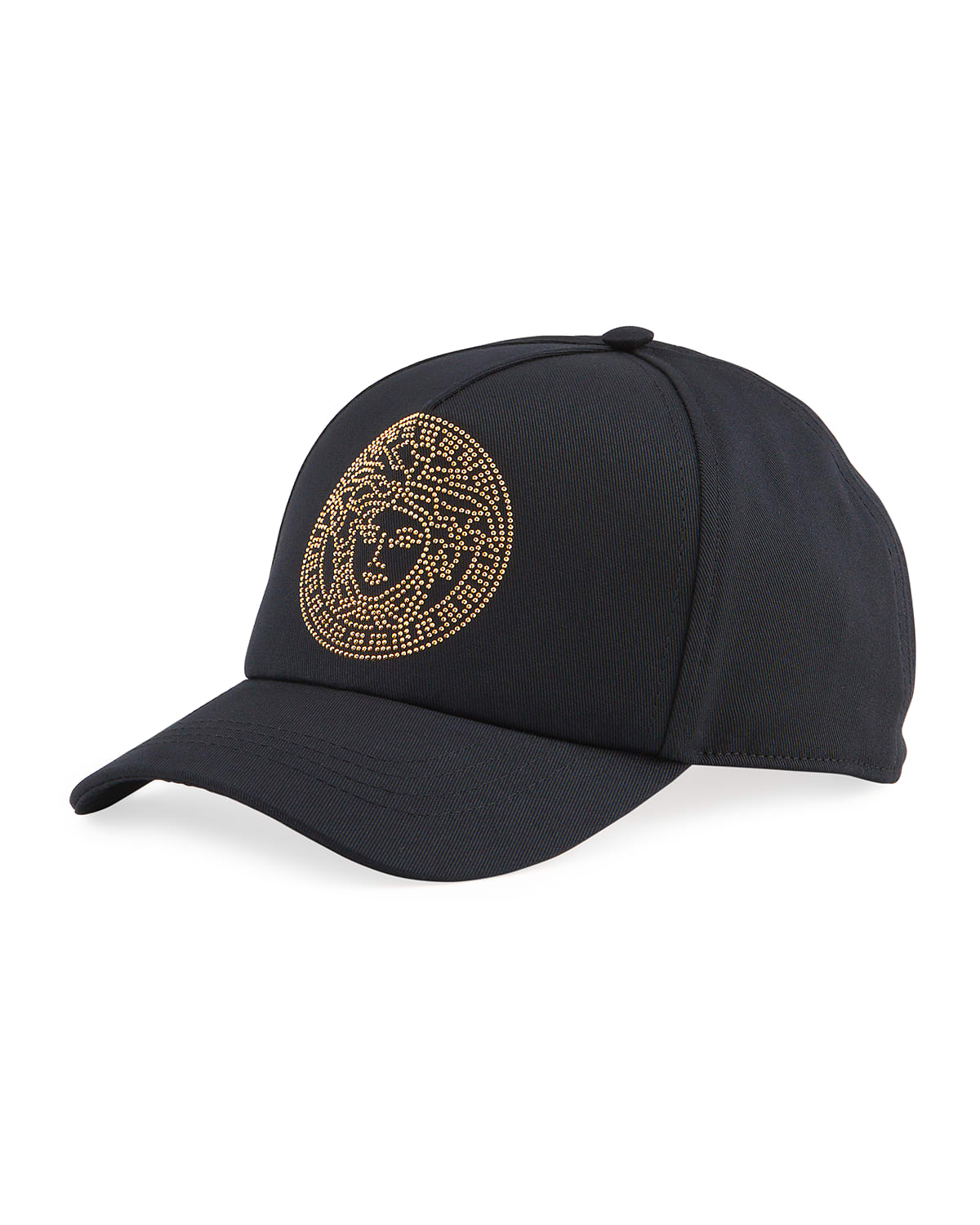 Versace Men's Studded Medusa Baseball Cap | Neiman Marcus