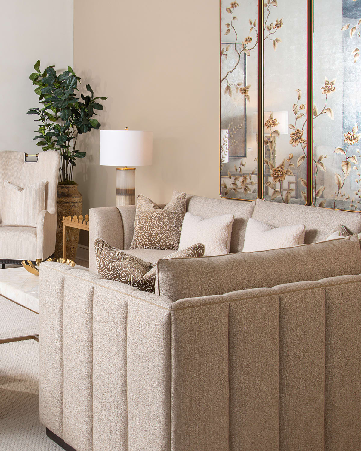John-Richard Collection Paris Left Chaise Sectional | Neiman Marcus