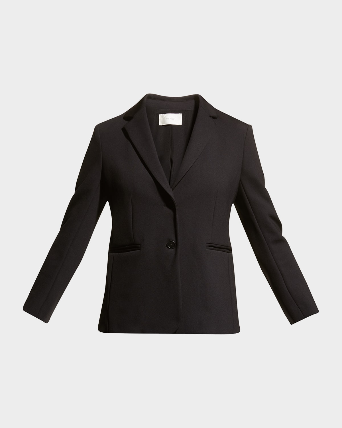 THE ROW Corwin Crepe Single-Breasted Jacket | Neiman Marcus