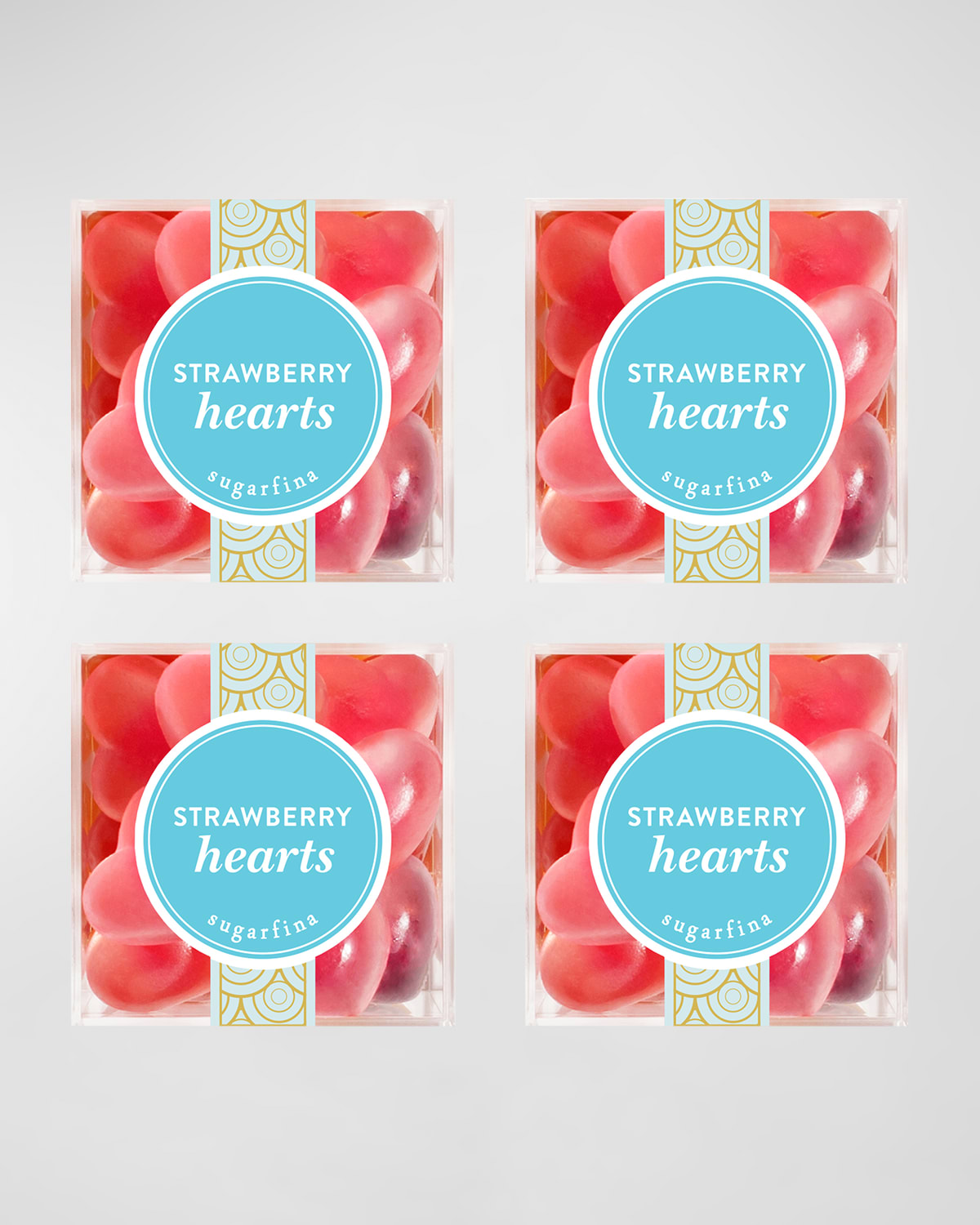 Sugarfina Sparkling Rose Bears, Small Cube 4-Piece Kit | Neiman Marcus
