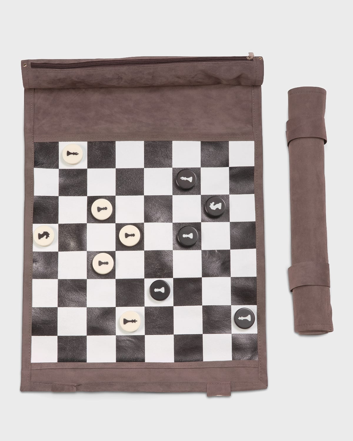 Bey-Berk Frankie Roll-Up Chess Set | Neiman Marcus
