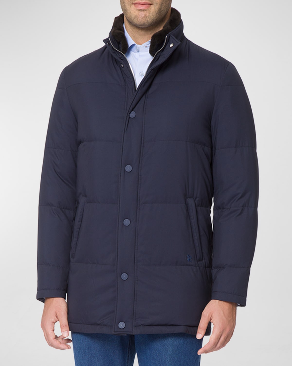 Moncler Men's Cecaud Quilted Down Jacket | Neiman Marcus