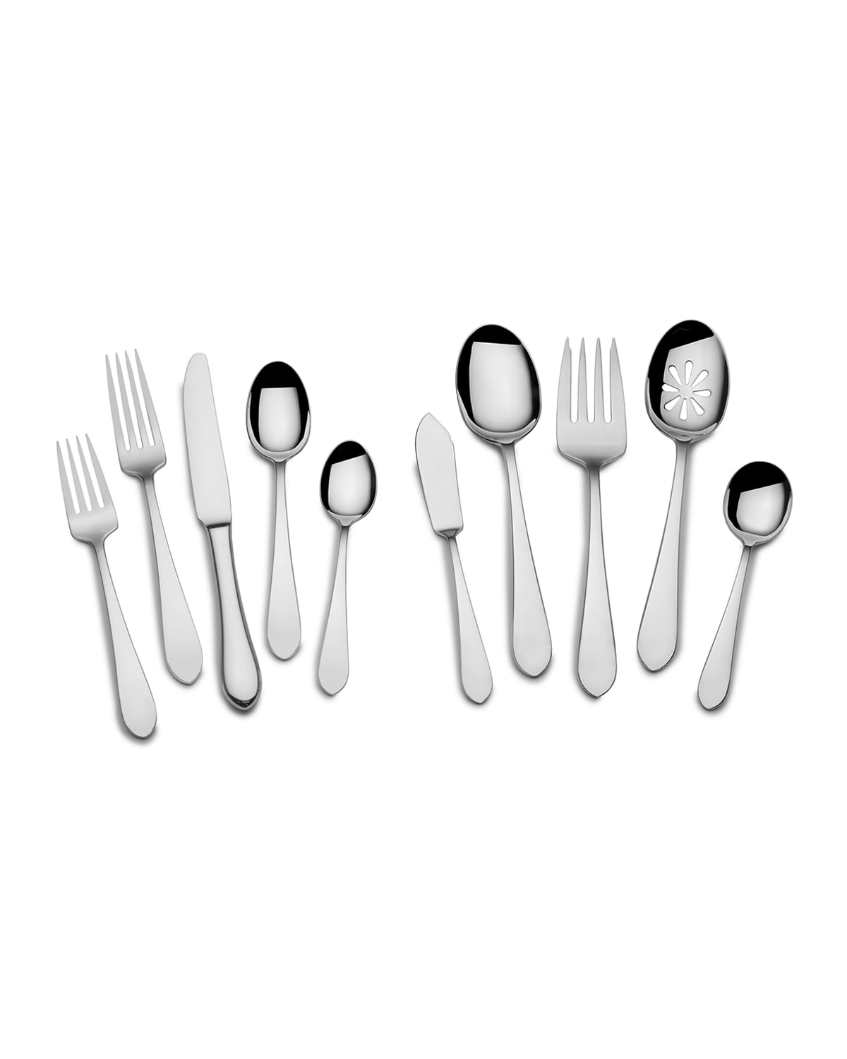Towle Silversmiths Towle Beaded Antique 45-Piece Flatware Service ...