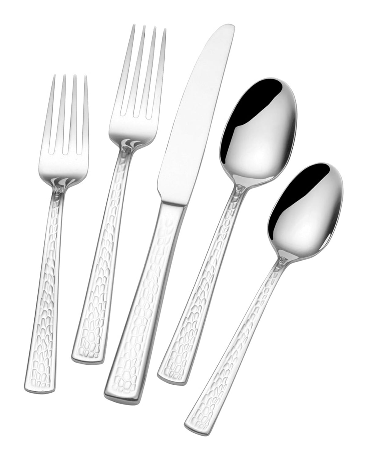 Nambe Bend 45-Piece Flatware Set | Neiman Marcus