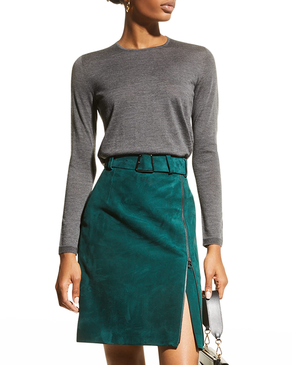 Akris Seamless Turtleneck Wool-Silk Sweater | Neiman Marcus Akris Seamless Turtleneck Wool-Silk Sweater | Neiman Marcus