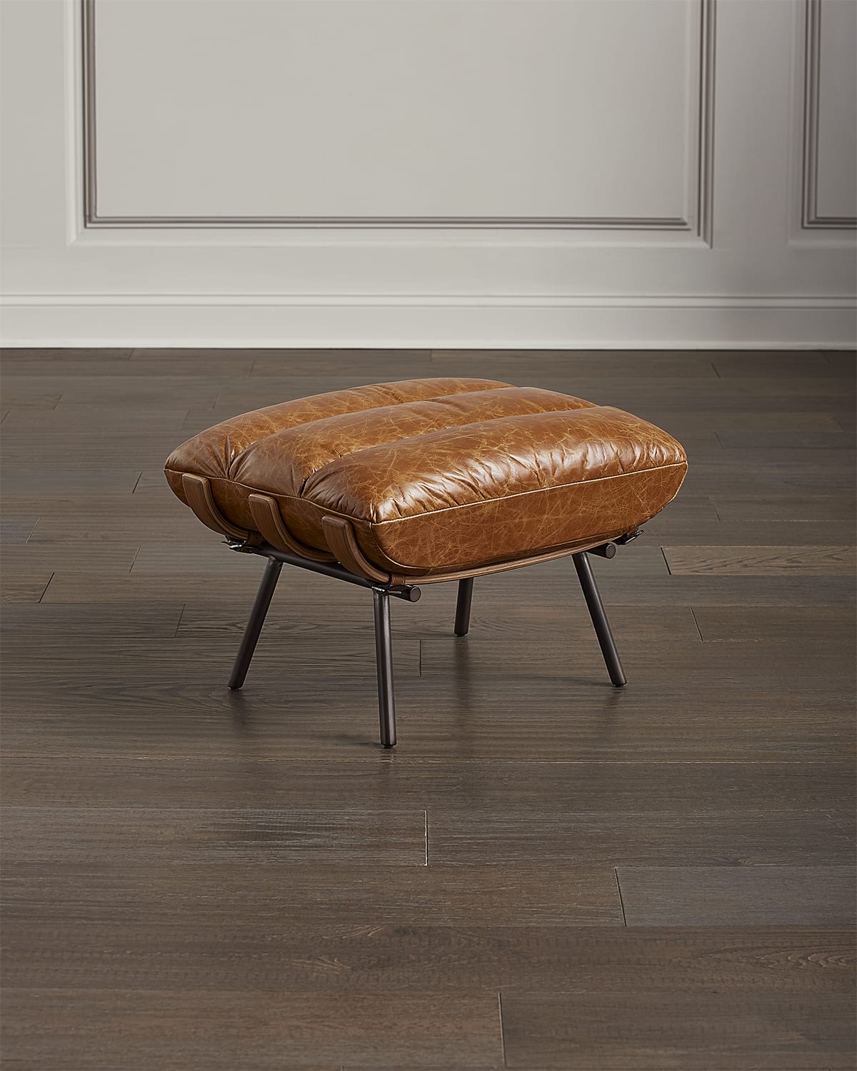 John-Richard Collection Curved Ottoman | Neiman Marcus