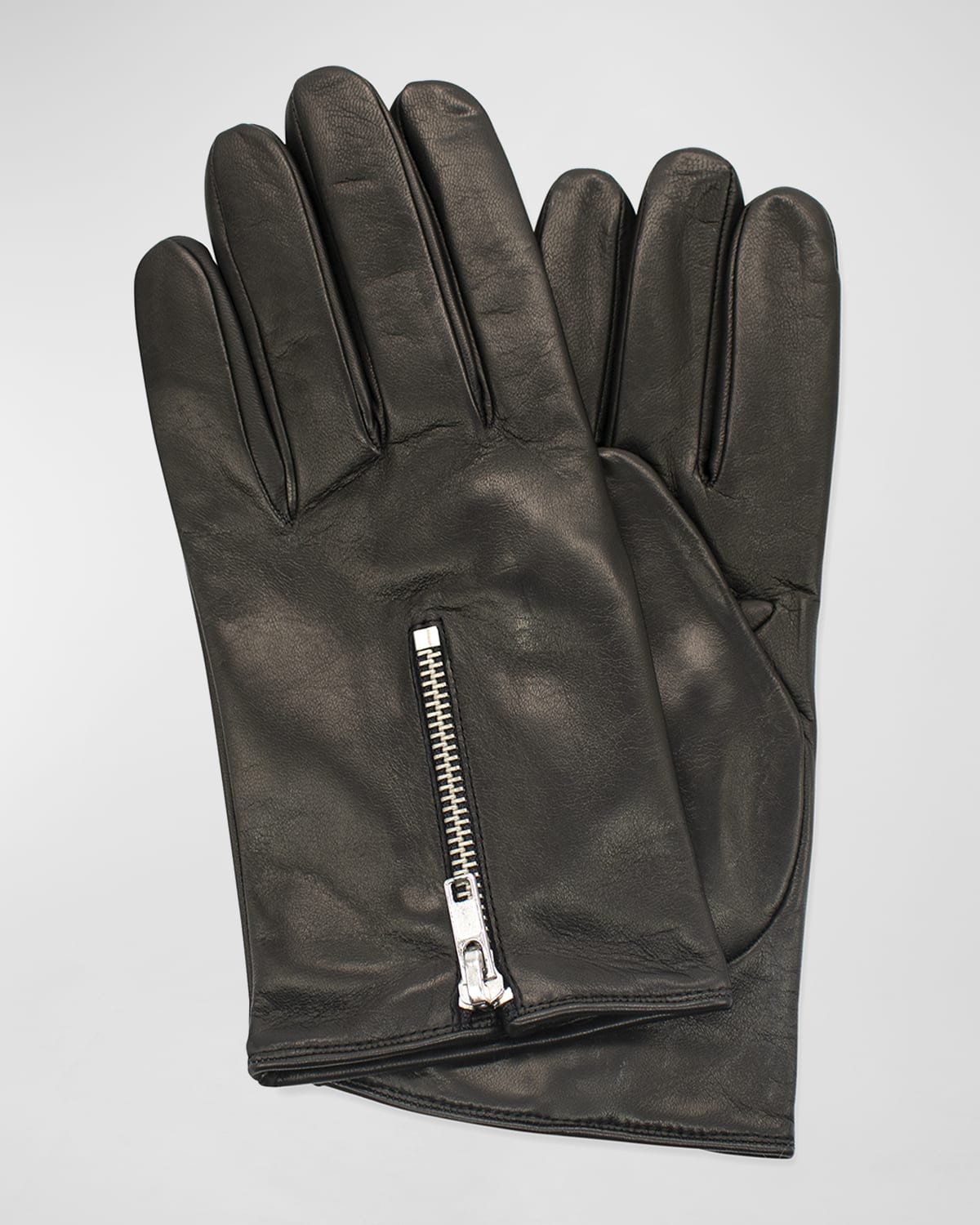 Guanti Giglio Fiorentino Men's Quilted Napa Snap Gloves with Cashmere Lining | Neiman Marcus