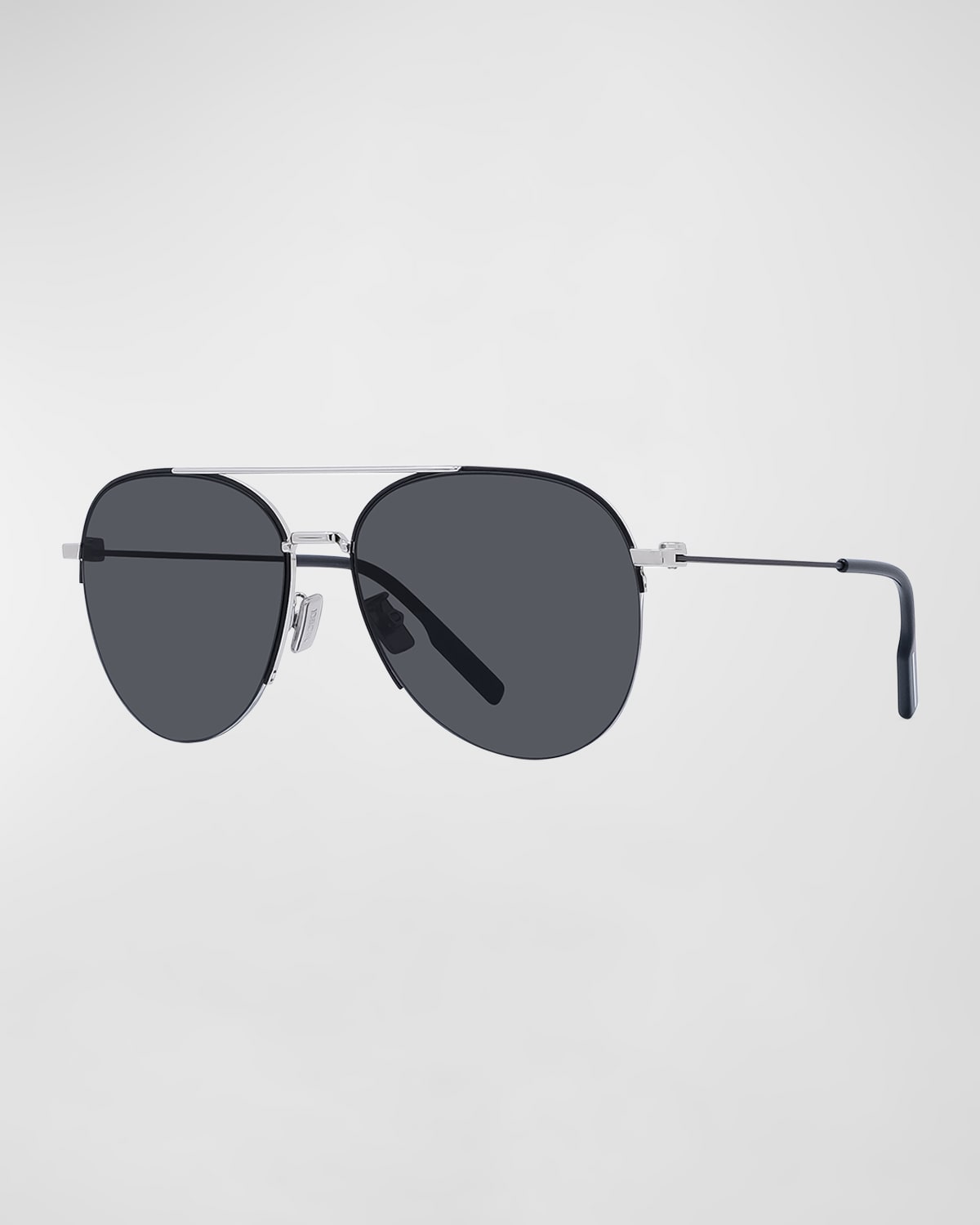 Gucci Men's Transparent Acetate/Metal Aviator Sunglasses | Neiman Marcus