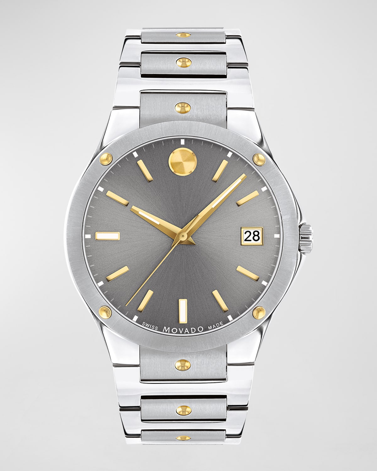 Movado Men's 41mm SE Stainless Steel Bracelet Watch | Neiman Marcus