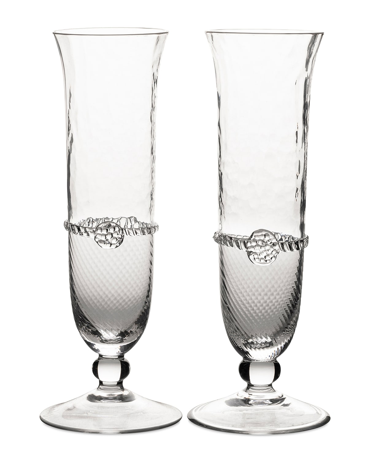 Waterford Crystal Wishes Happy Celebration Toasting Flutes, Set of 2 ...