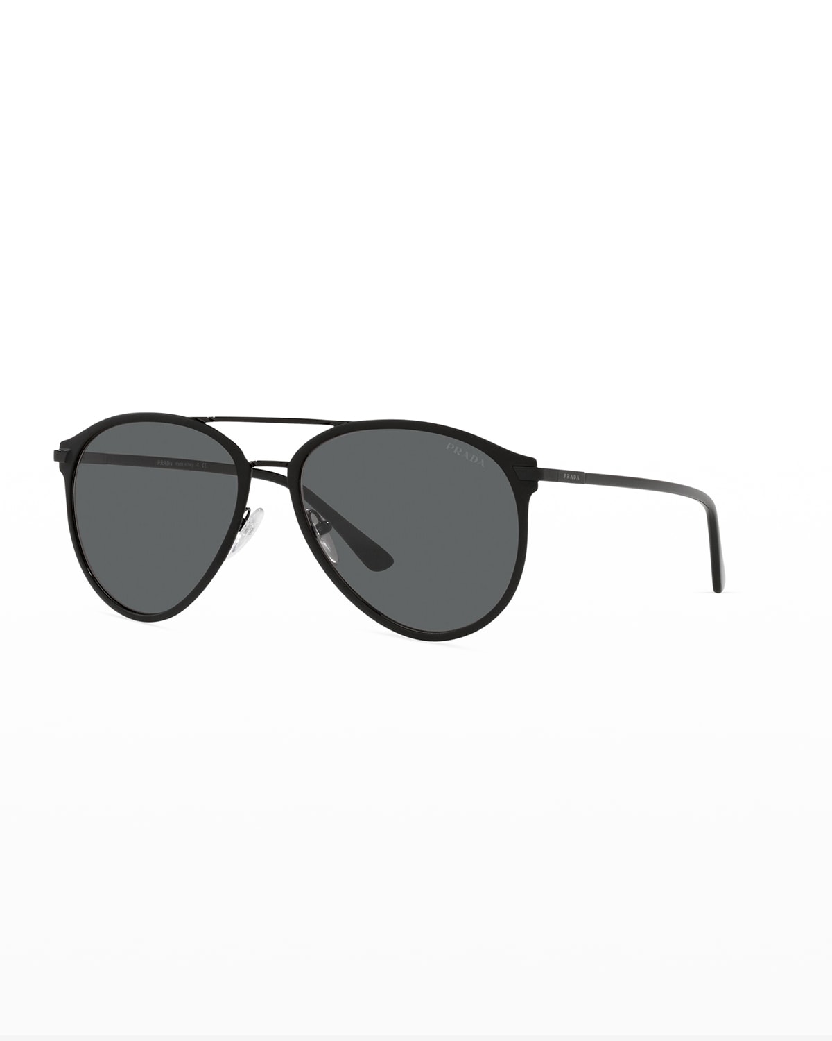 Gucci Men's Transparent Acetate/Metal Aviator Sunglasses | Neiman Marcus