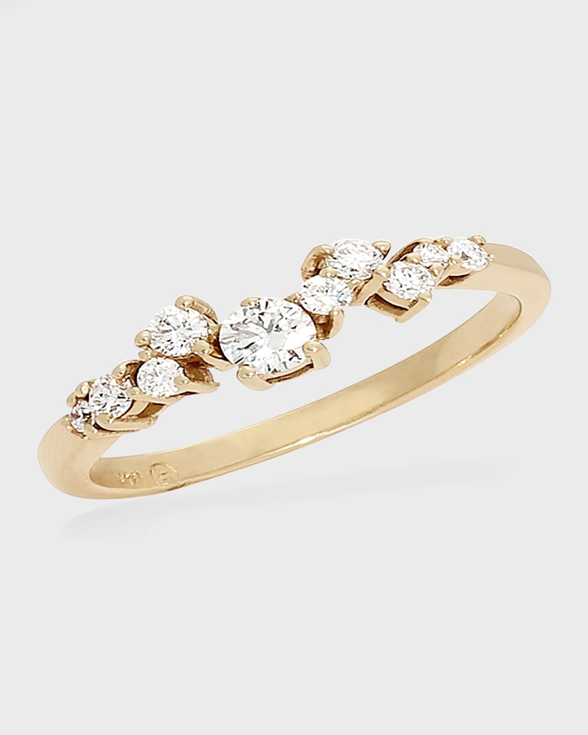 LANA 14k Triple Diamond Wrap Ring | Neiman Marcus