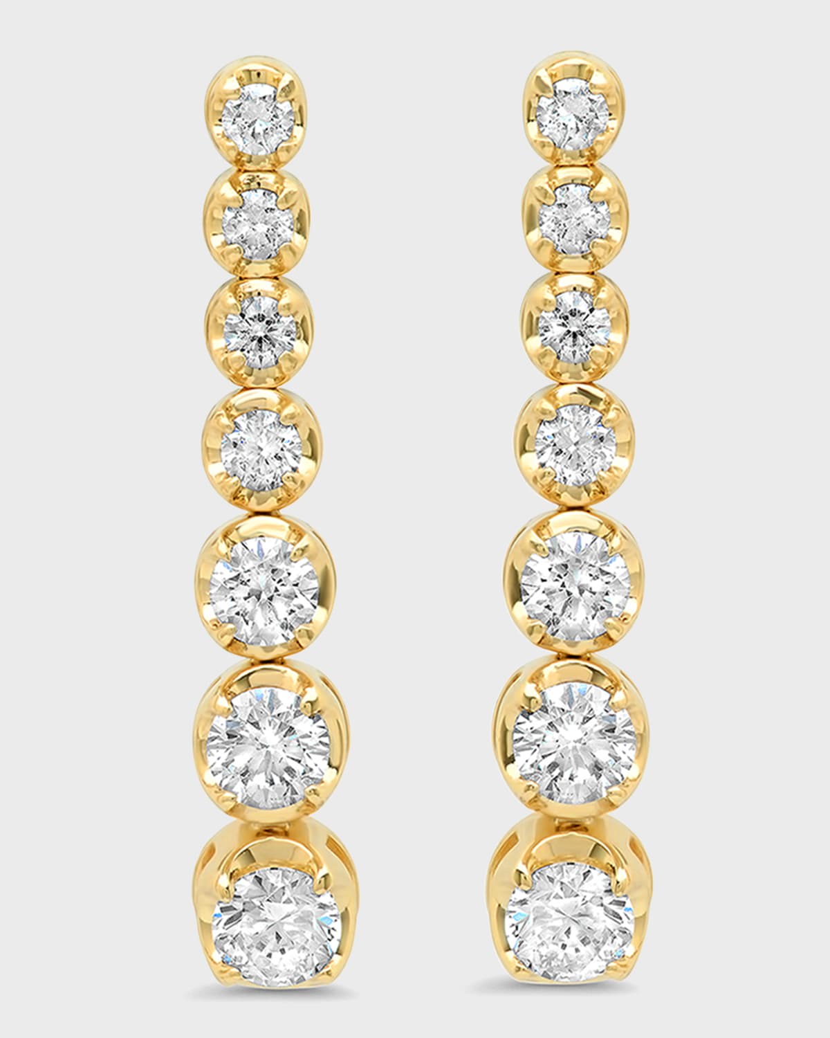 Jennifer Meyer 18k Mini Bezel 1-Diamond Necklace | Neiman Marcus