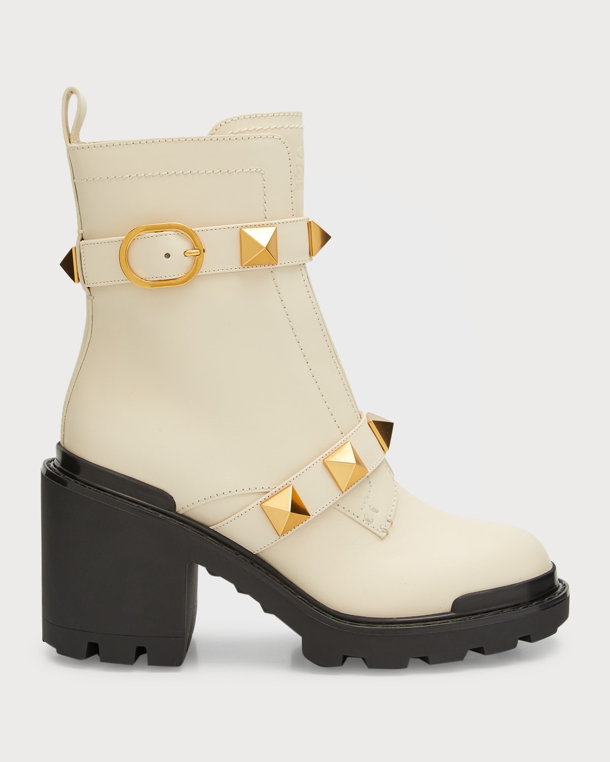 Valentino Garavani Club Beatle Roman Stud Chelsea Platform Booties ...