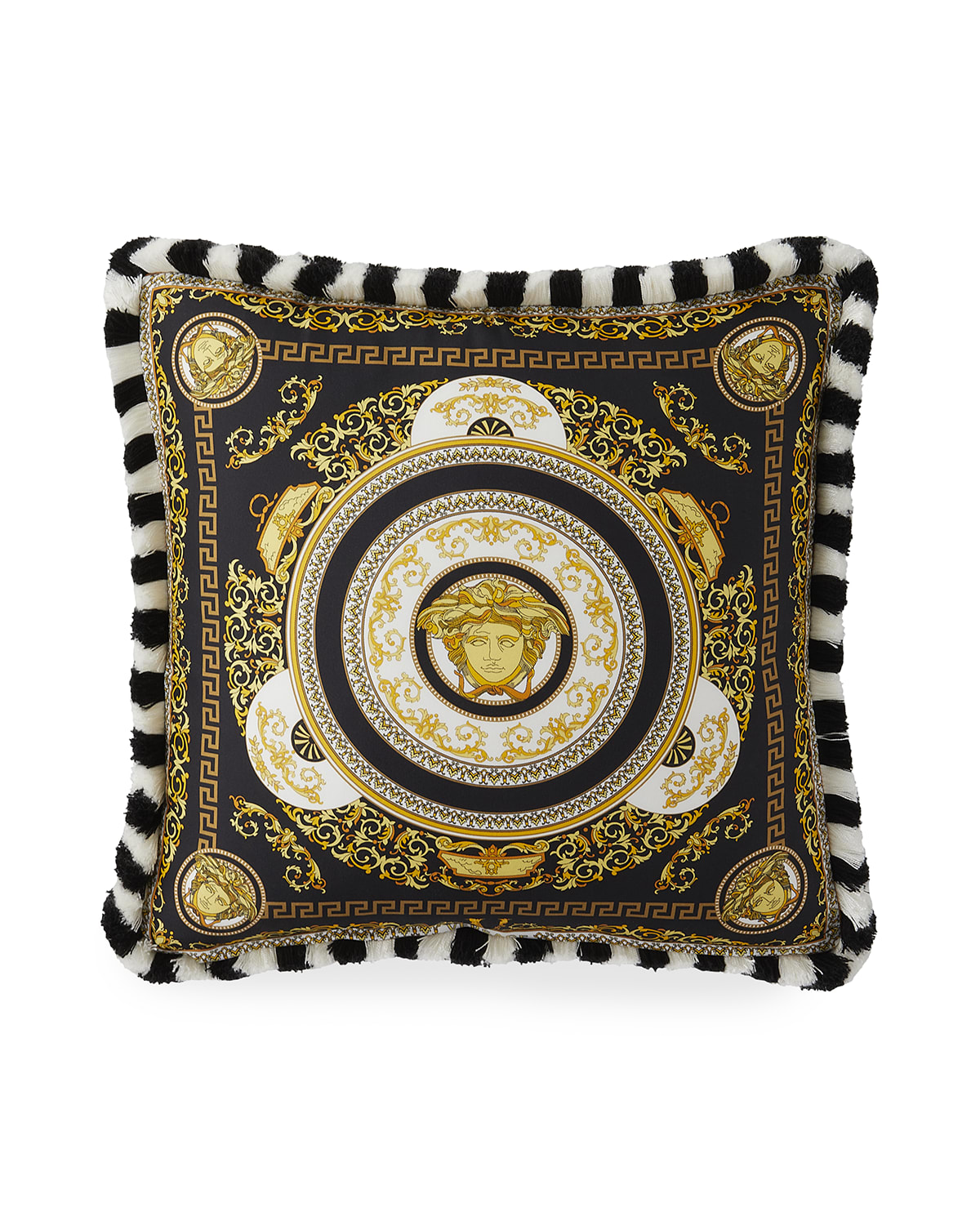Versace Home Collection Medusa Gala Pillow 35"Sq. | Neiman Marcus