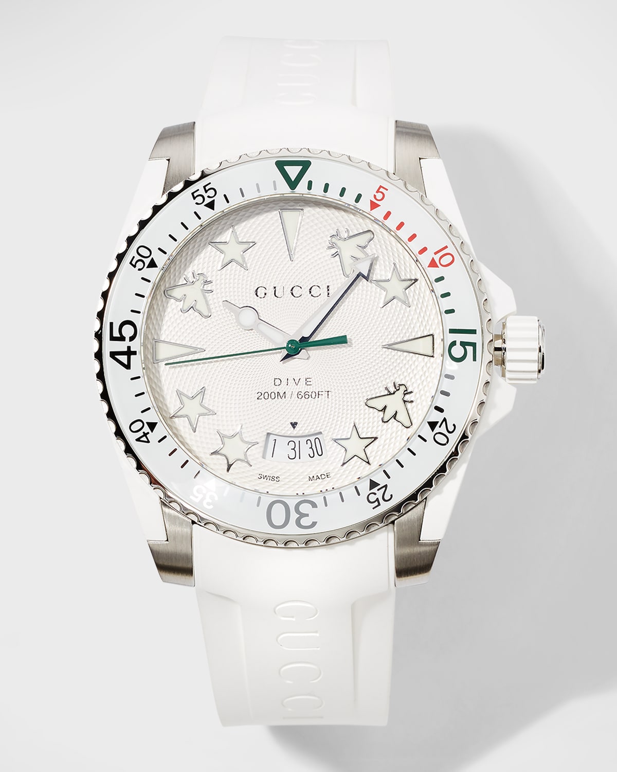Gucci Men's 40mm Dive Web Icon Watch | Neiman Marcus