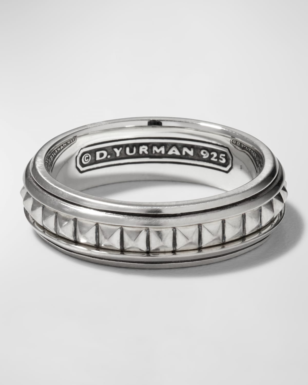 David Yurman Men's Streamline Band Ring in Titanium, 6mm | Neiman Marcus