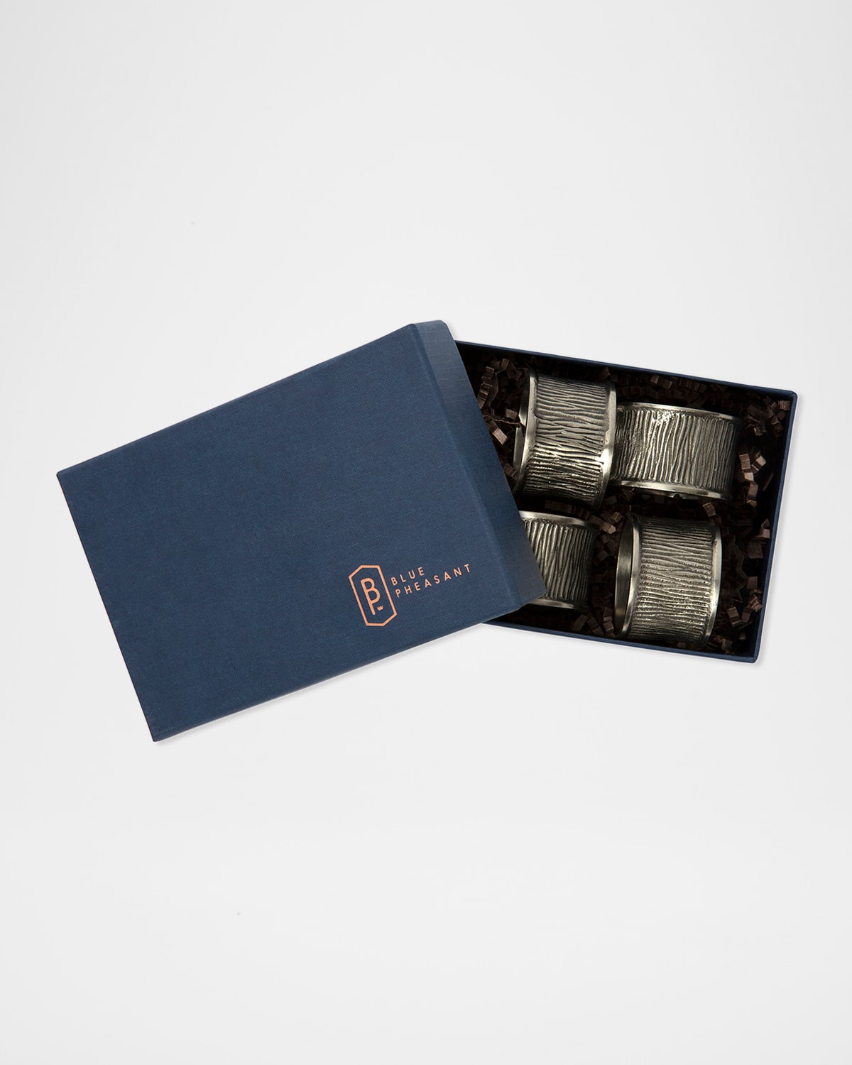Blue Pheasant Neela Gold Napkin Rings, Set of 4 | Neiman Marcus