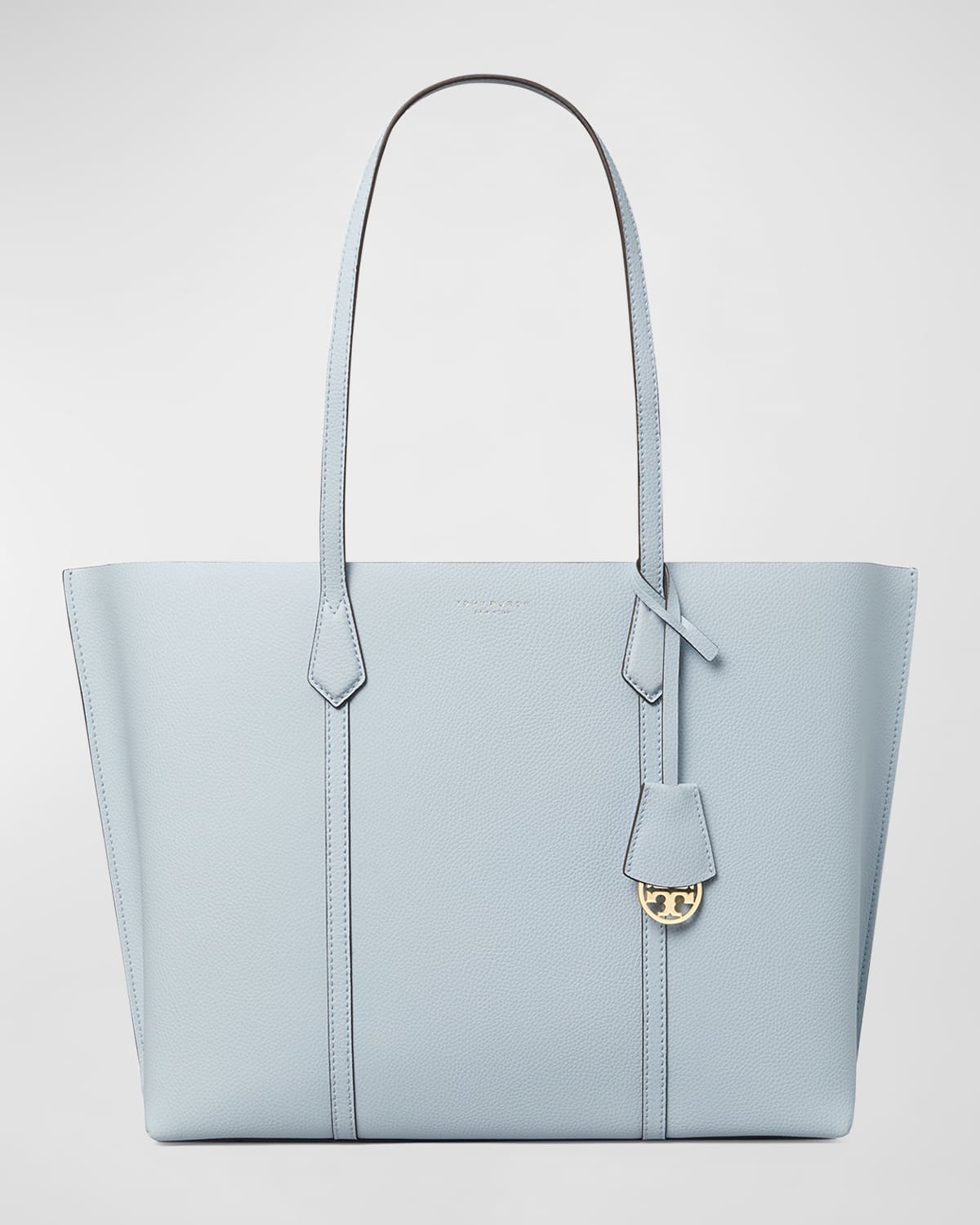 Tory Burch Perry Canvas & Leather Tote Bag | Neiman Marcus