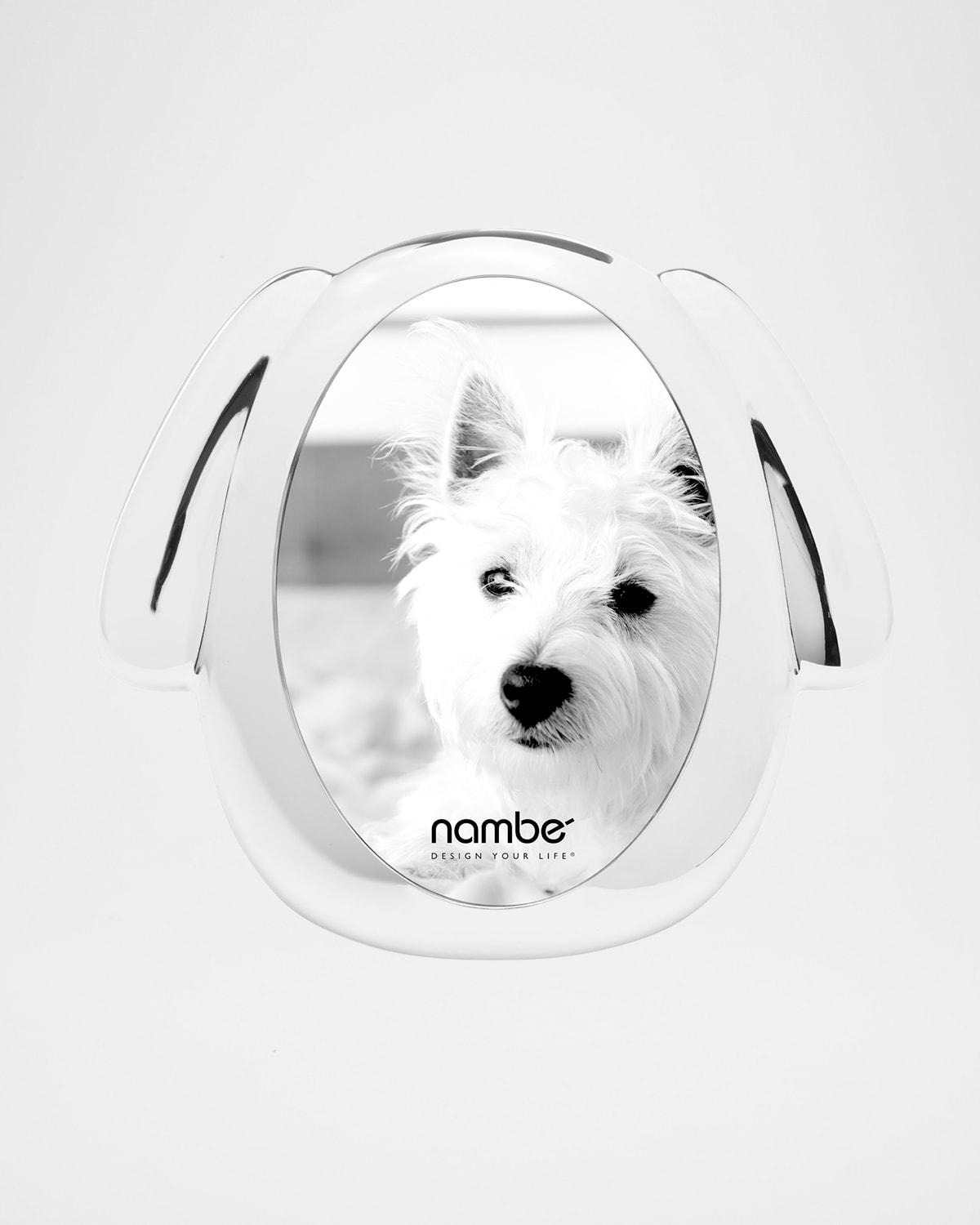 Nambe Pet Collection Cat Photo Frame, 3" x 5" | Neiman Marcus