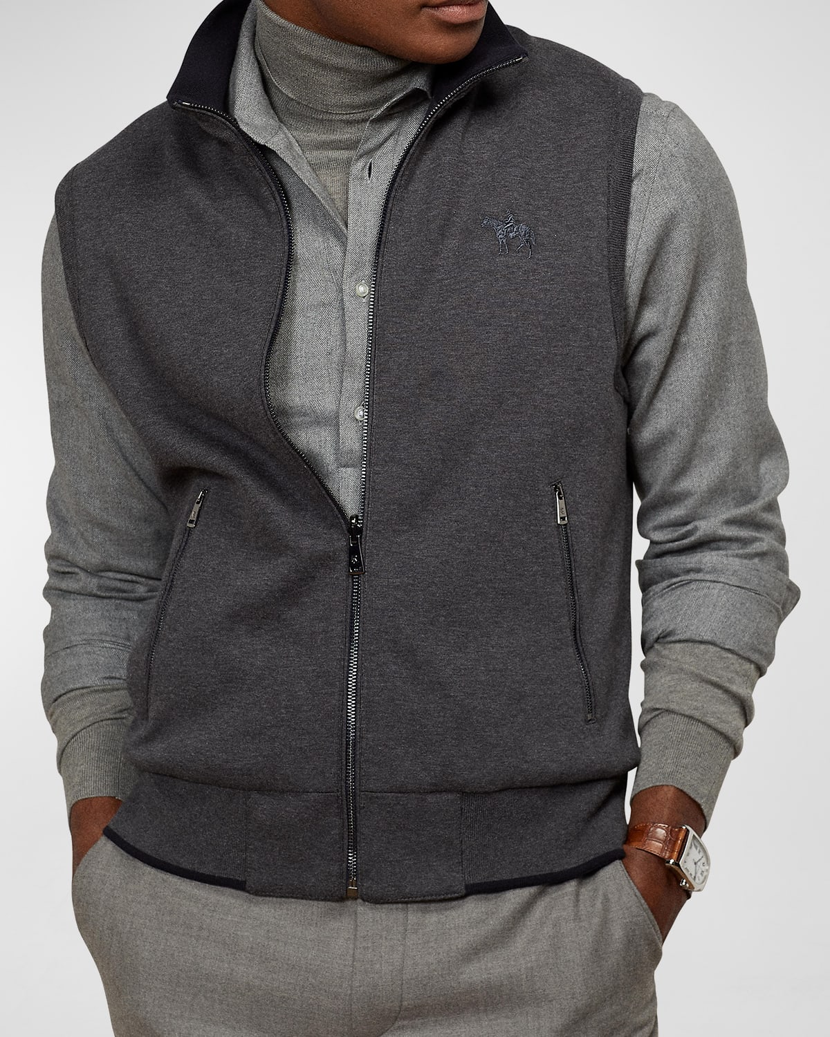 Ralph Lauren Purple Label Men's Mackey Reversible Hybrid Vest | Neiman ...