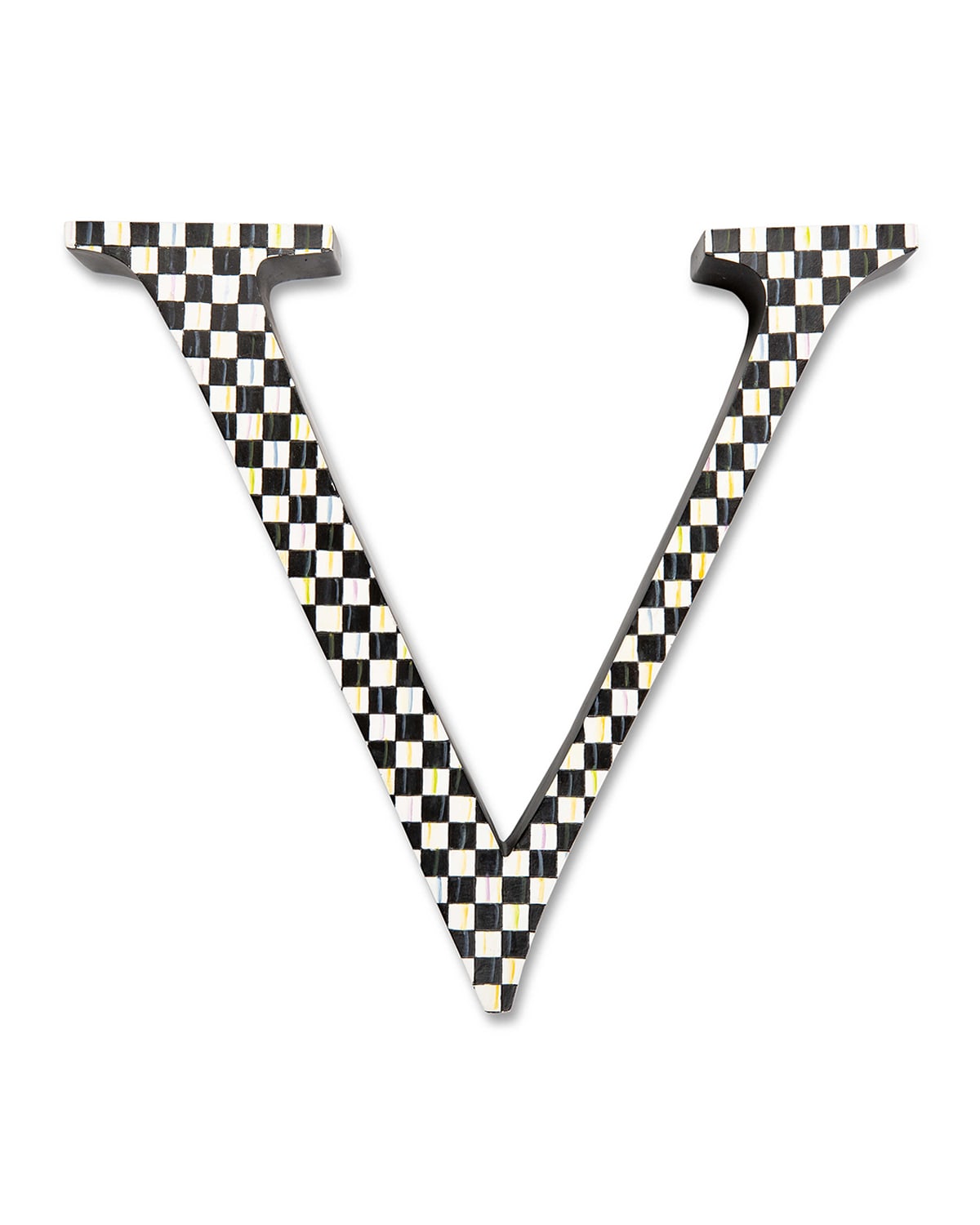 MacKenzie-Childs Courtly Check Letter - R | Neiman Marcus