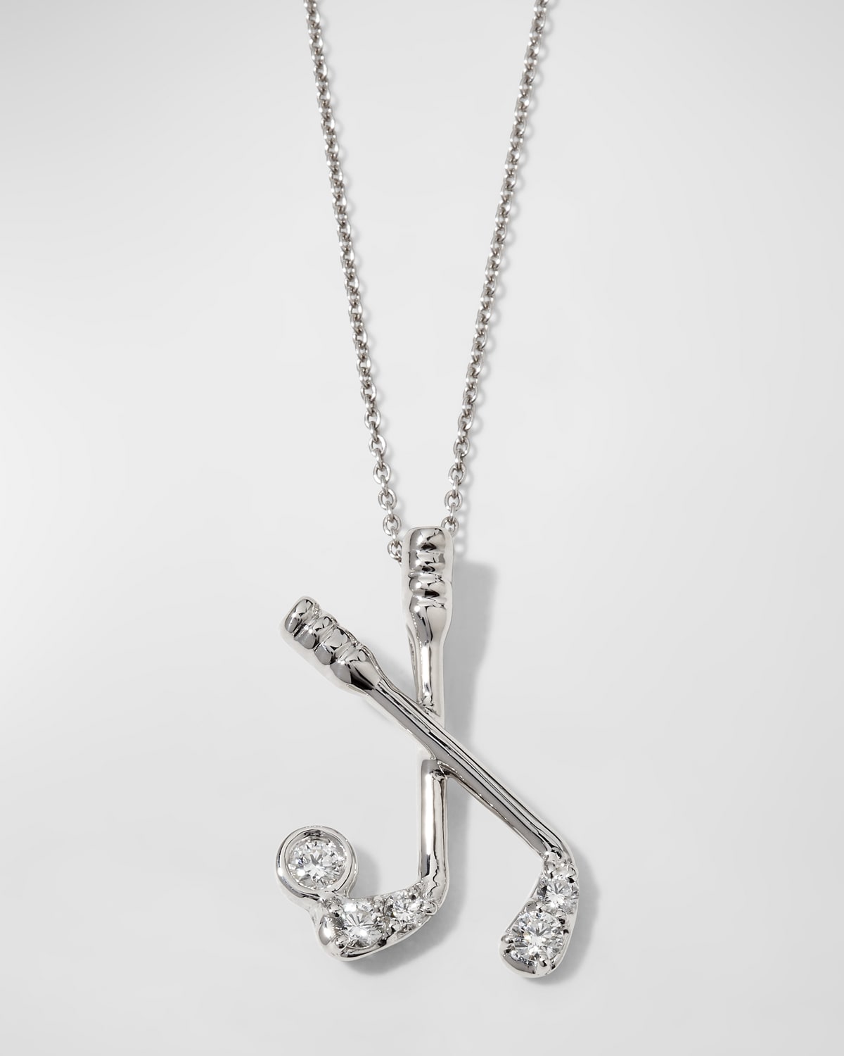 Roberto Coin Crab Tiny Treasures Necklace in White Gold | Neiman Marcus