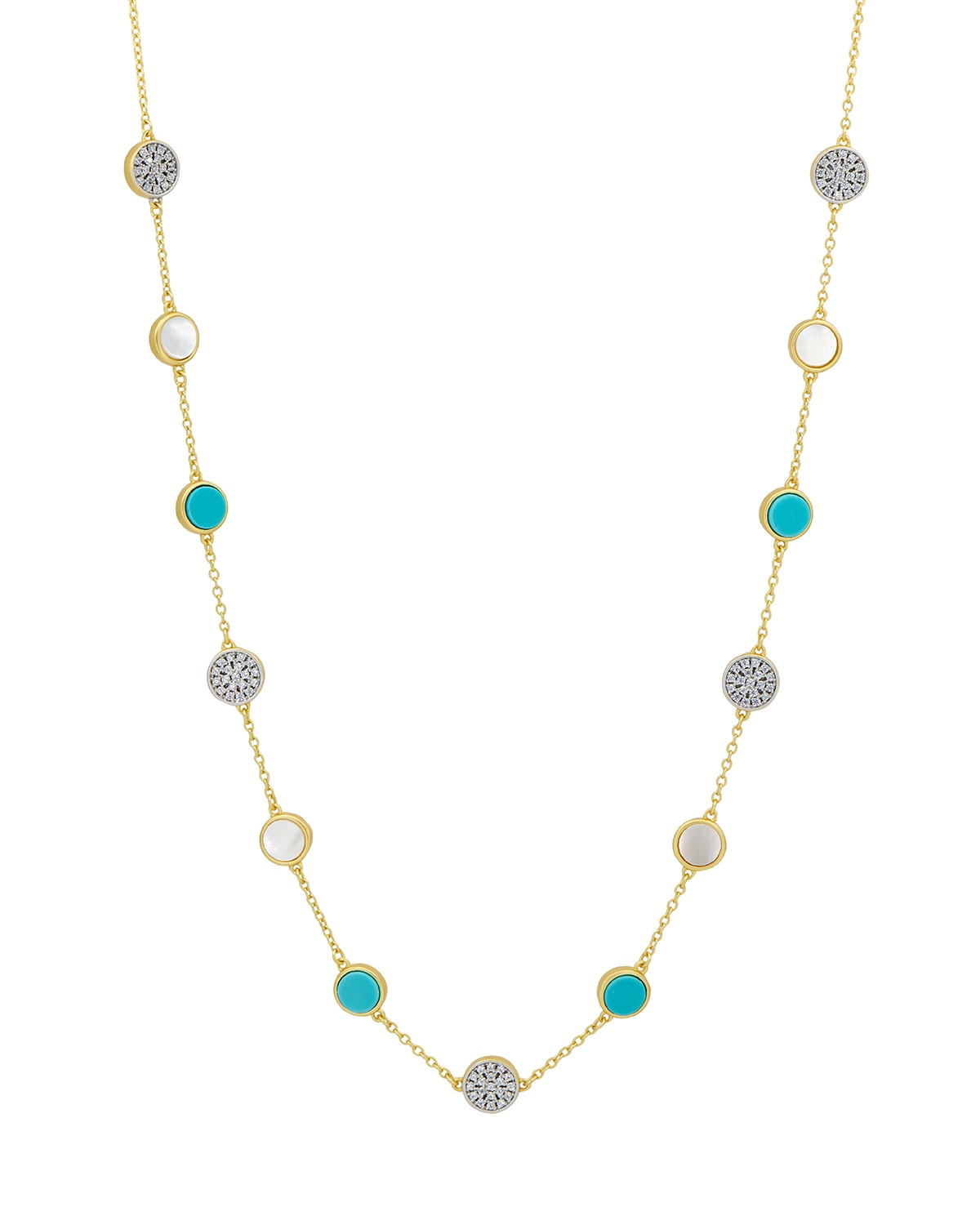Freida Rothman Coastal Chain Layering Link Necklace | Neiman Marcus