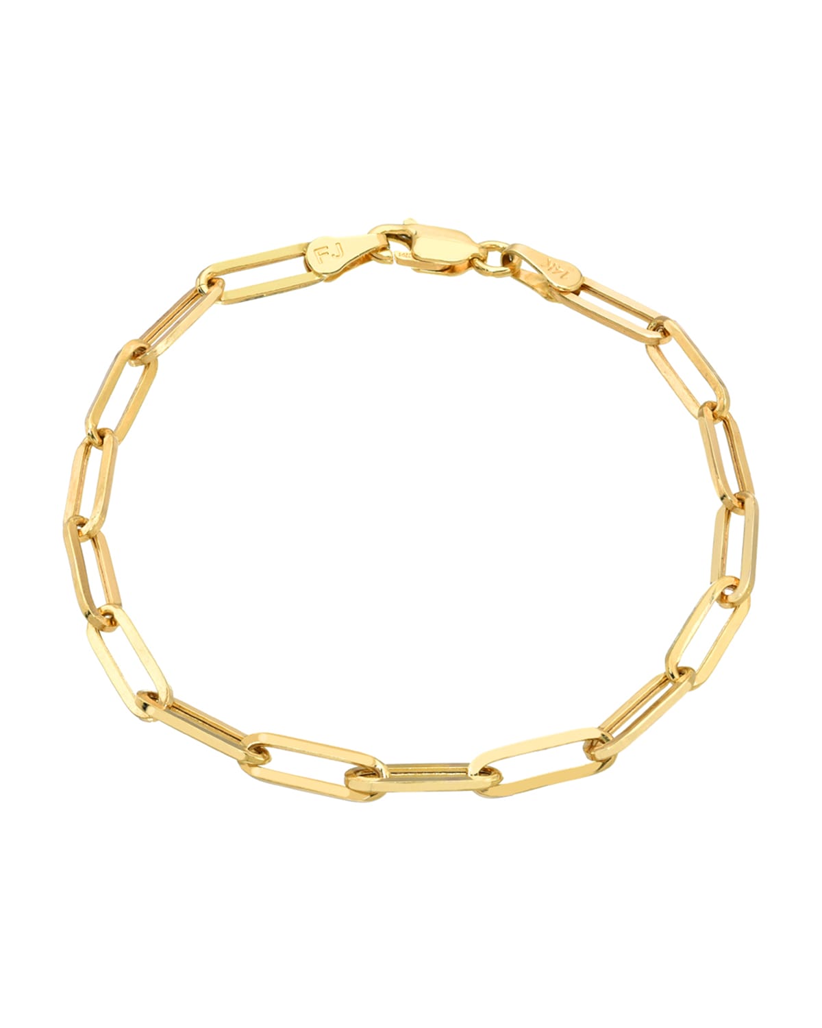 Zoe Lev Jewelry 14k Gold Open-Link Chain Bracelet | Neiman Marcus